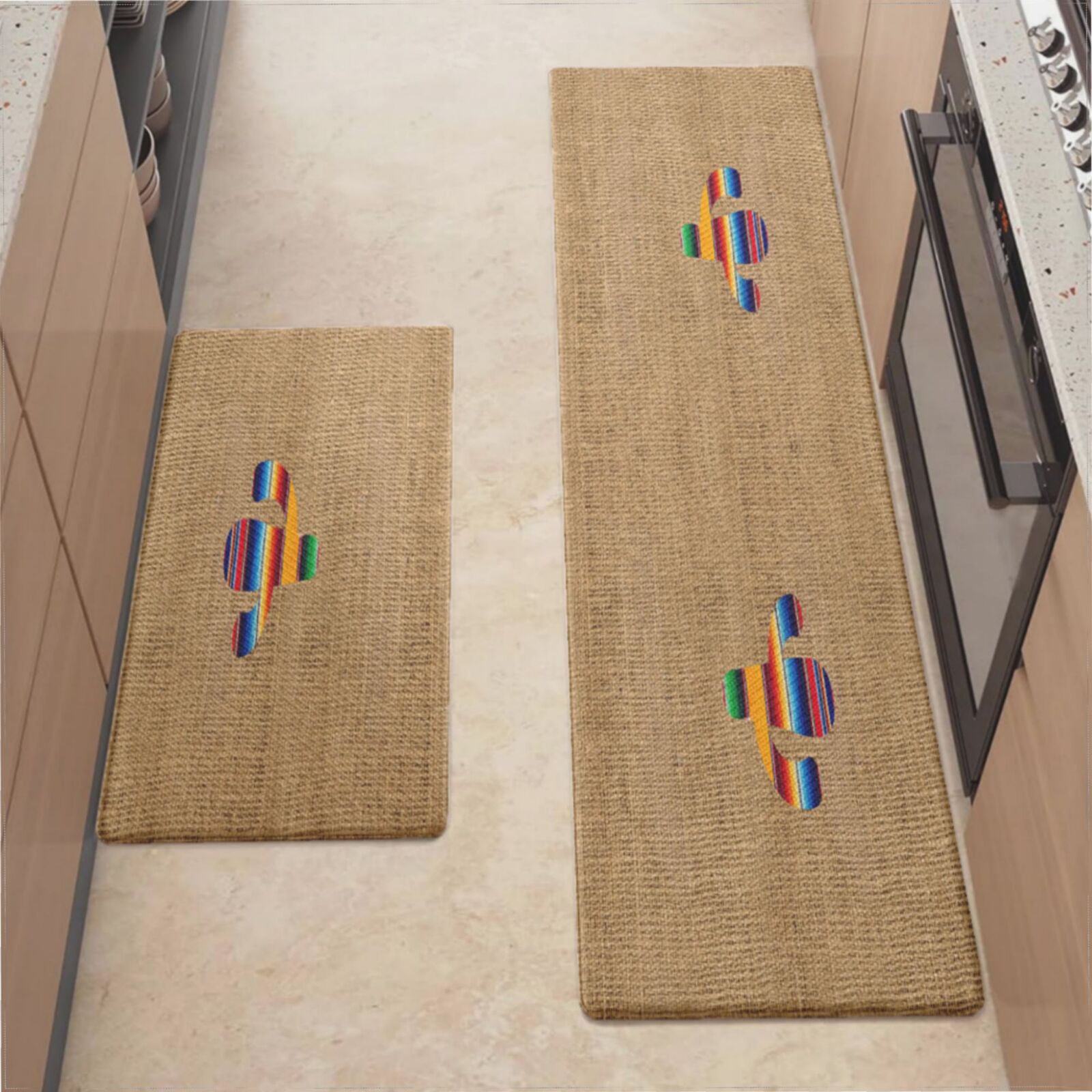 Anti Fatigue Cushioned Kitchen Mats For Floor, Waterproof Non Slip ...