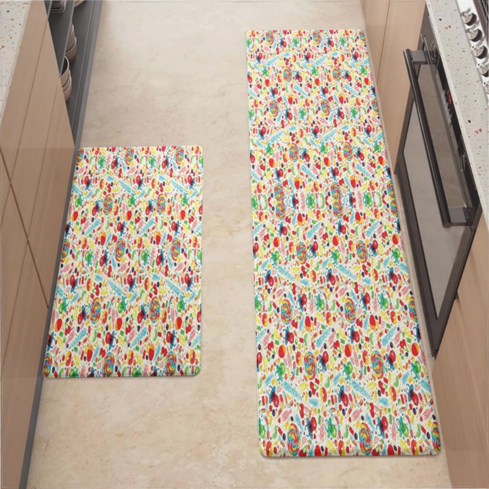 Anti Fatigue Cushioned Kitchen Mats For Floor, Waterproof Non Slip ...