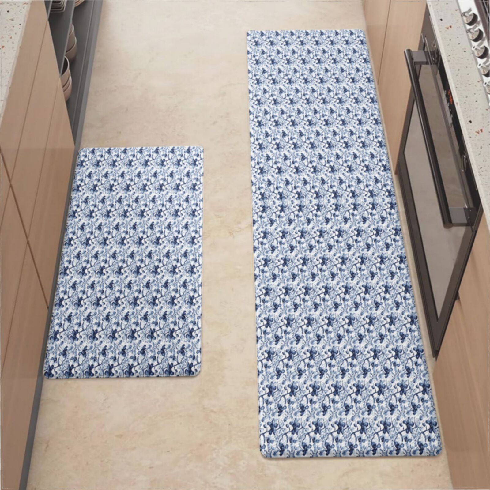 Anti Fatigue Cushioned Kitchen Mats For Floor, Waterproof Non Slip ...