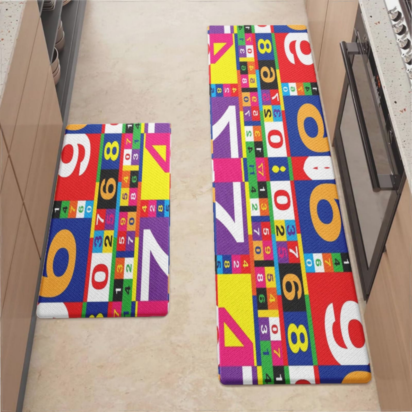 Anti Fatigue Cushioned Kitchen Mats For Floor, Waterproof Non Slip ...