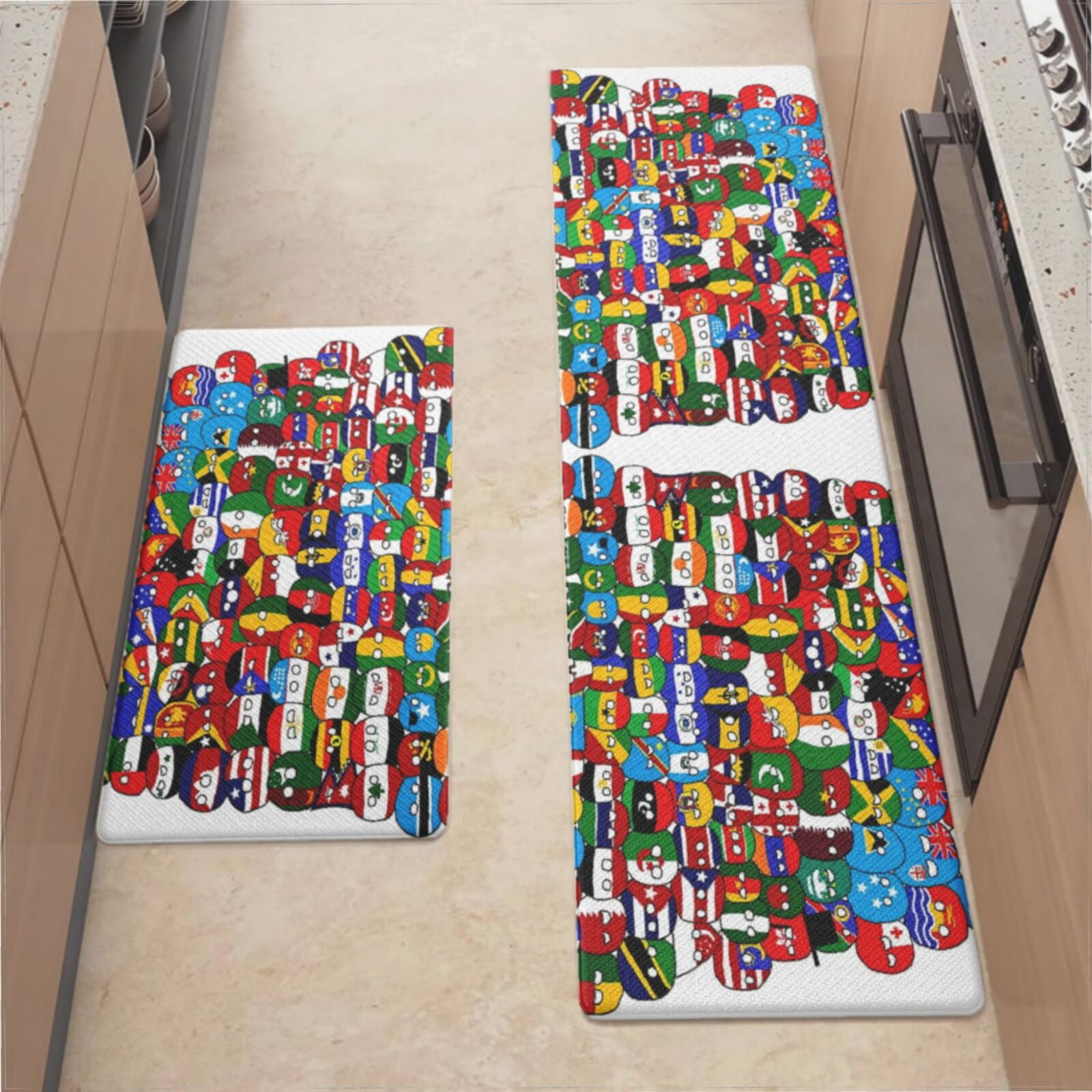 Anti Fatigue Cushioned Kitchen Mats For Floor, Waterproof Non Slip ...