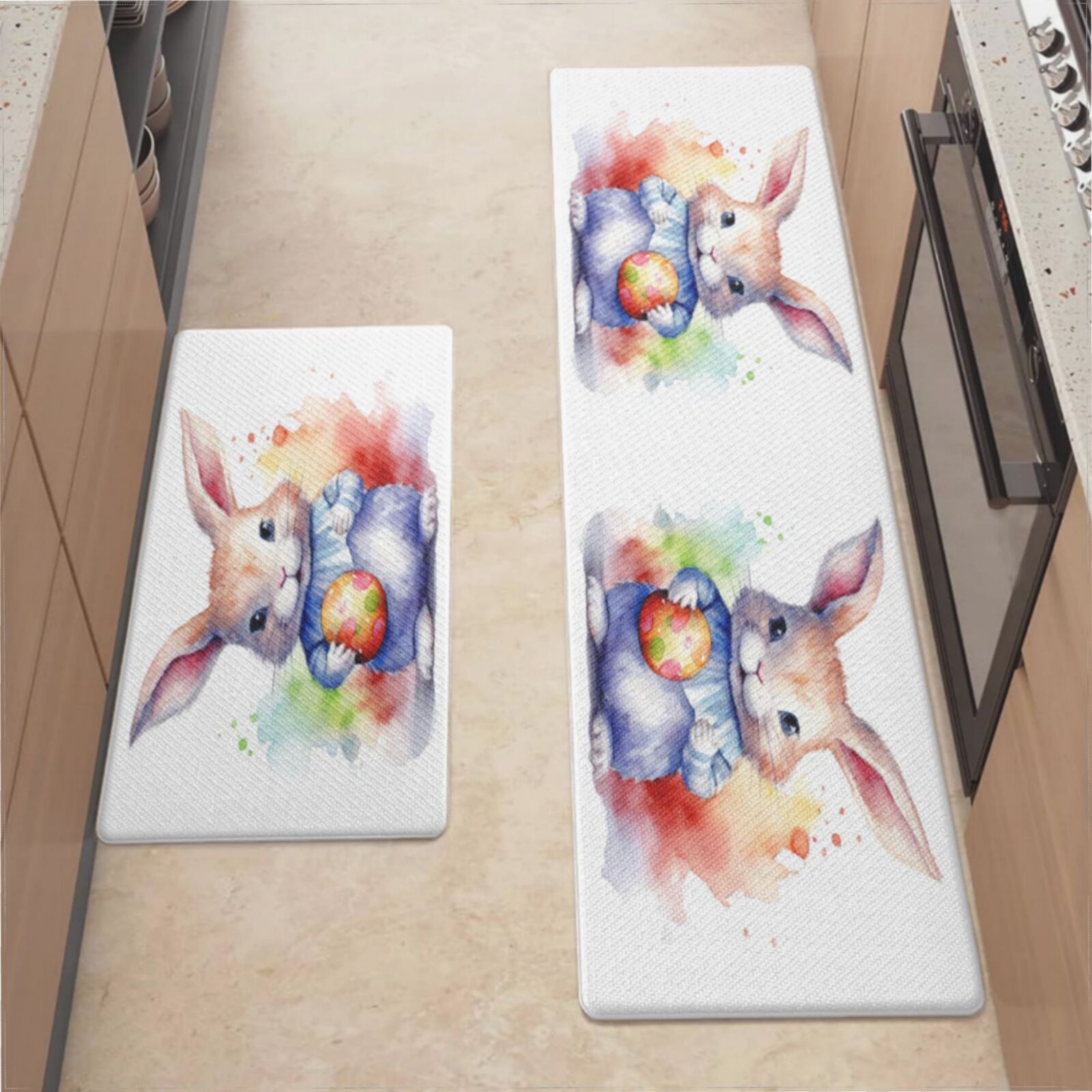 Anti Fatigue Cushioned Kitchen Mats For Floor, Waterproof Non Slip ...