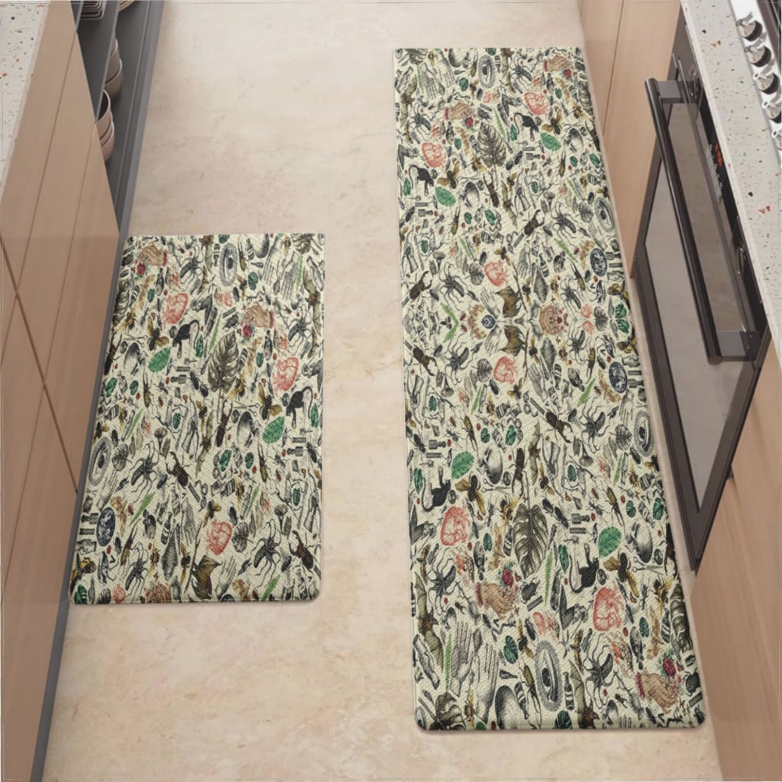 Anti Fatigue Cushioned Kitchen Mats For Floor, Waterproof Non Slip ...