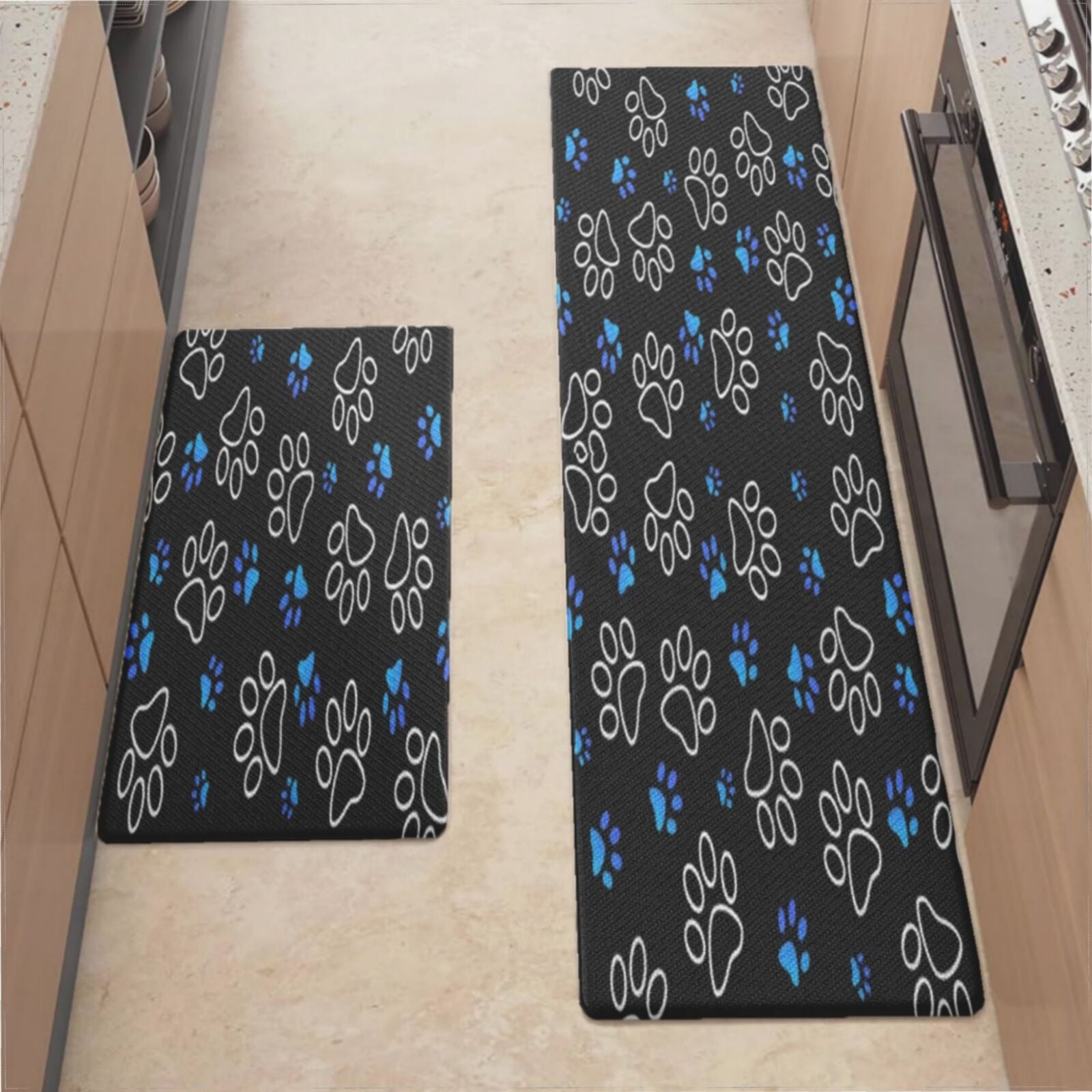 Anti Fatigue Cushioned Kitchen Mats For Floor, Waterproof Non Slip ...