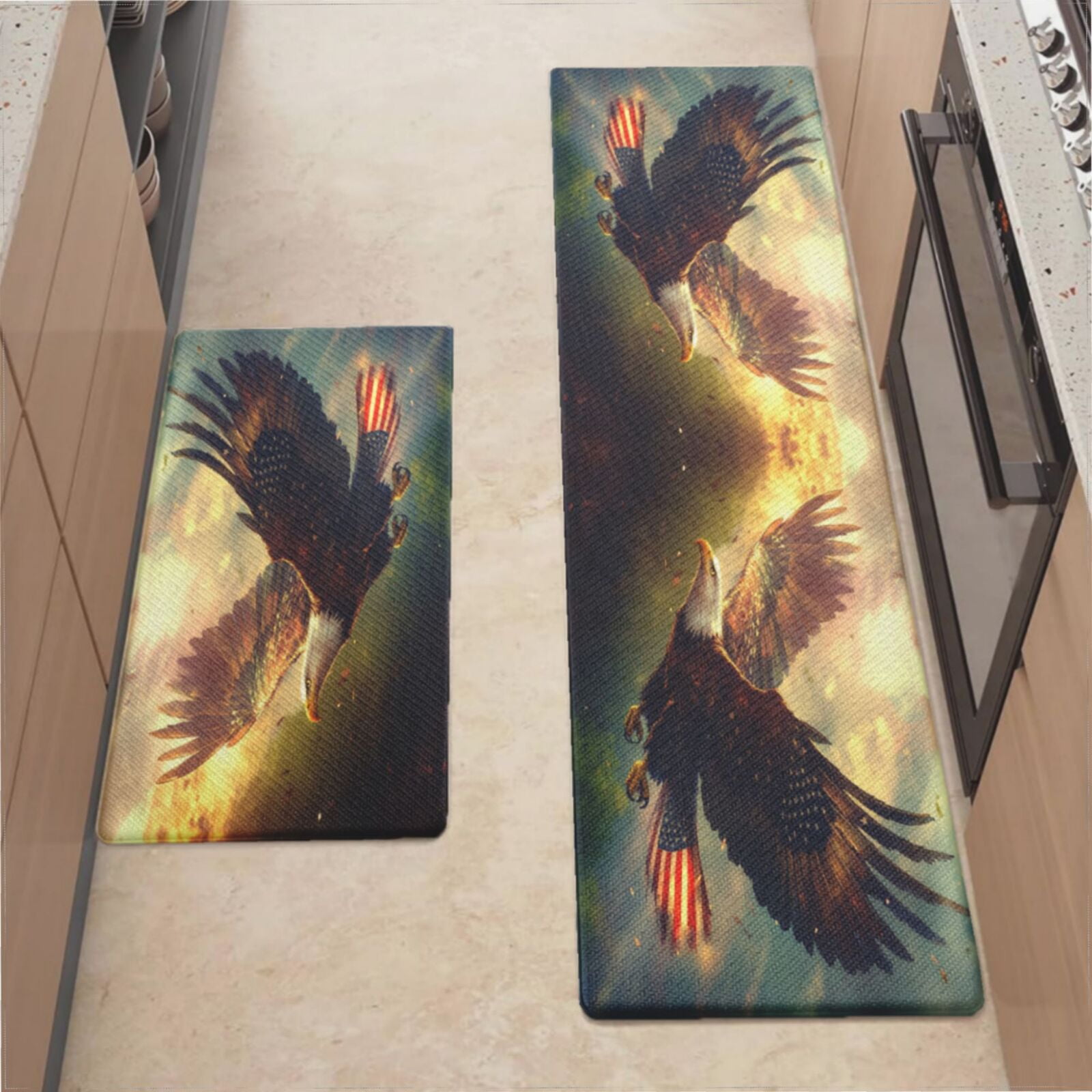 Anti Fatigue Cushioned Kitchen Mats For Floor, Waterproof Non Slip ...
