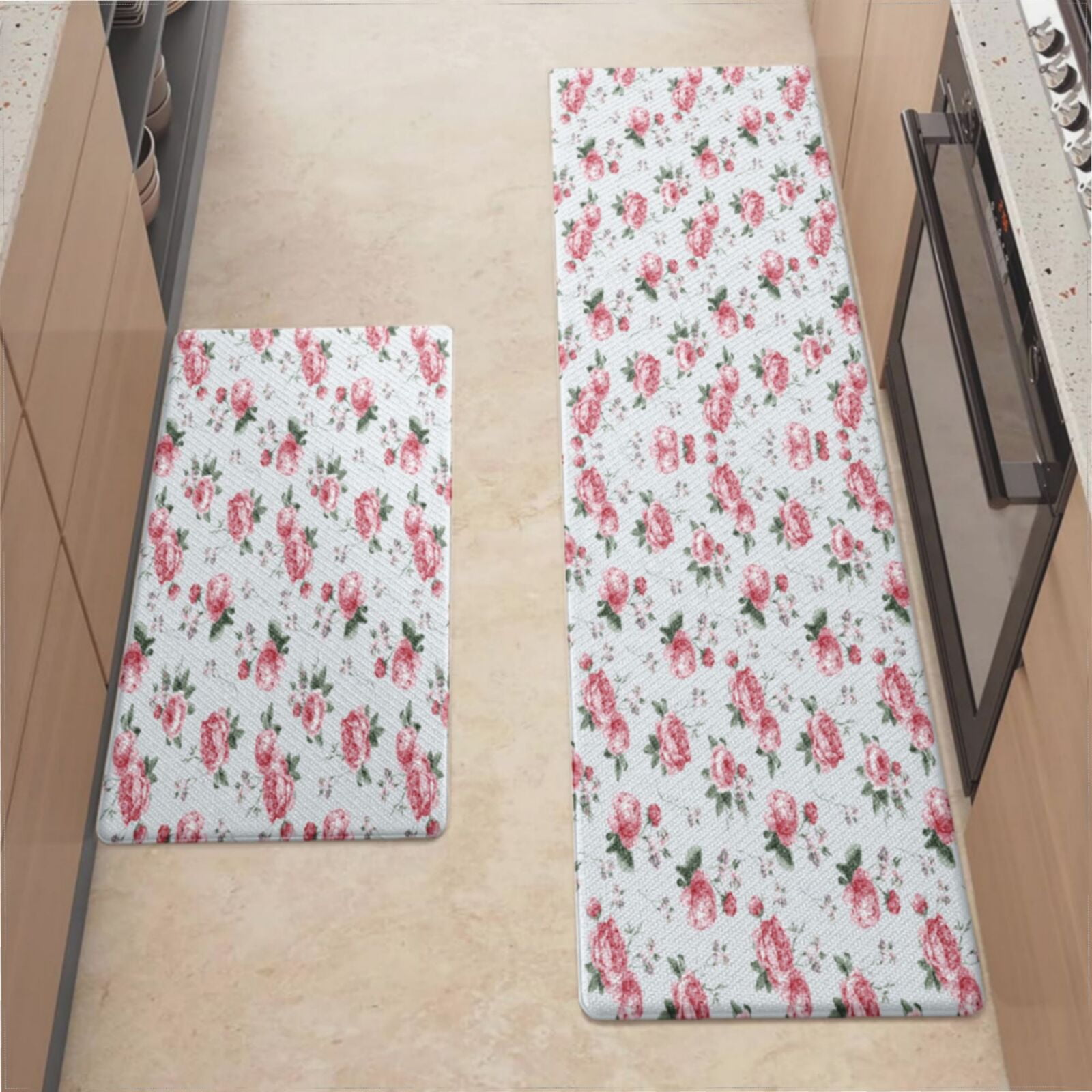 Anti Fatigue Cushioned Kitchen Mats For Floor, Waterproof Non Slip ...