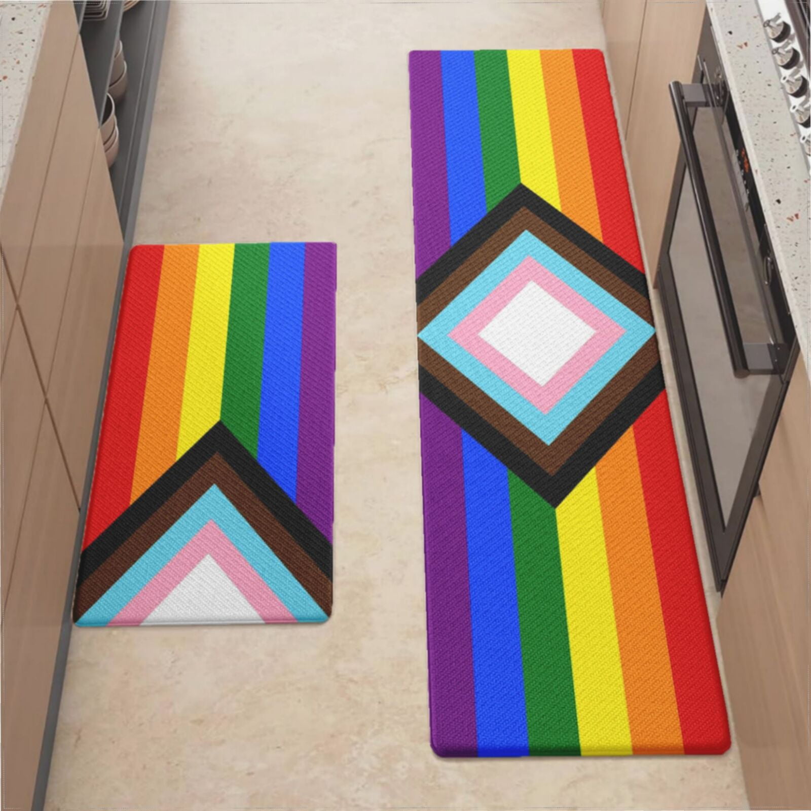 Anti Fatigue Cushioned Kitchen Mats For Floor, Waterproof Non Slip ...