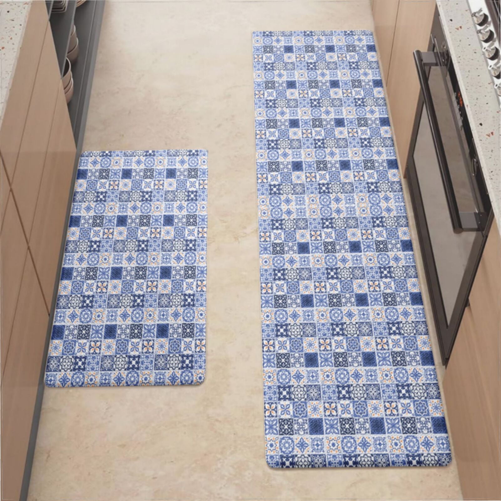 Anti Fatigue Cushioned Kitchen Mats For Floor, Waterproof Non Slip ...