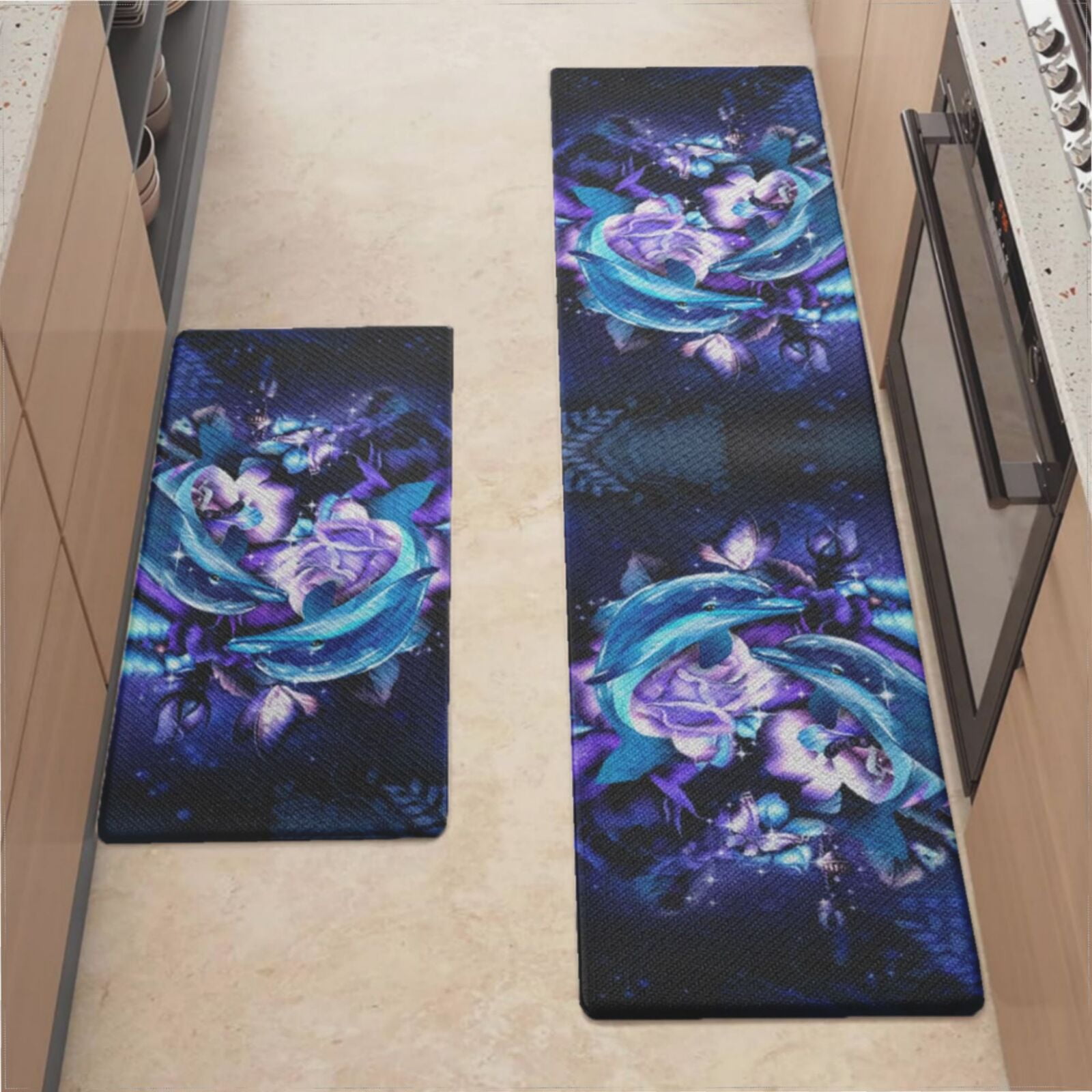 Anti Fatigue Cushioned Kitchen Mats For Floor, Waterproof Non Slip ...
