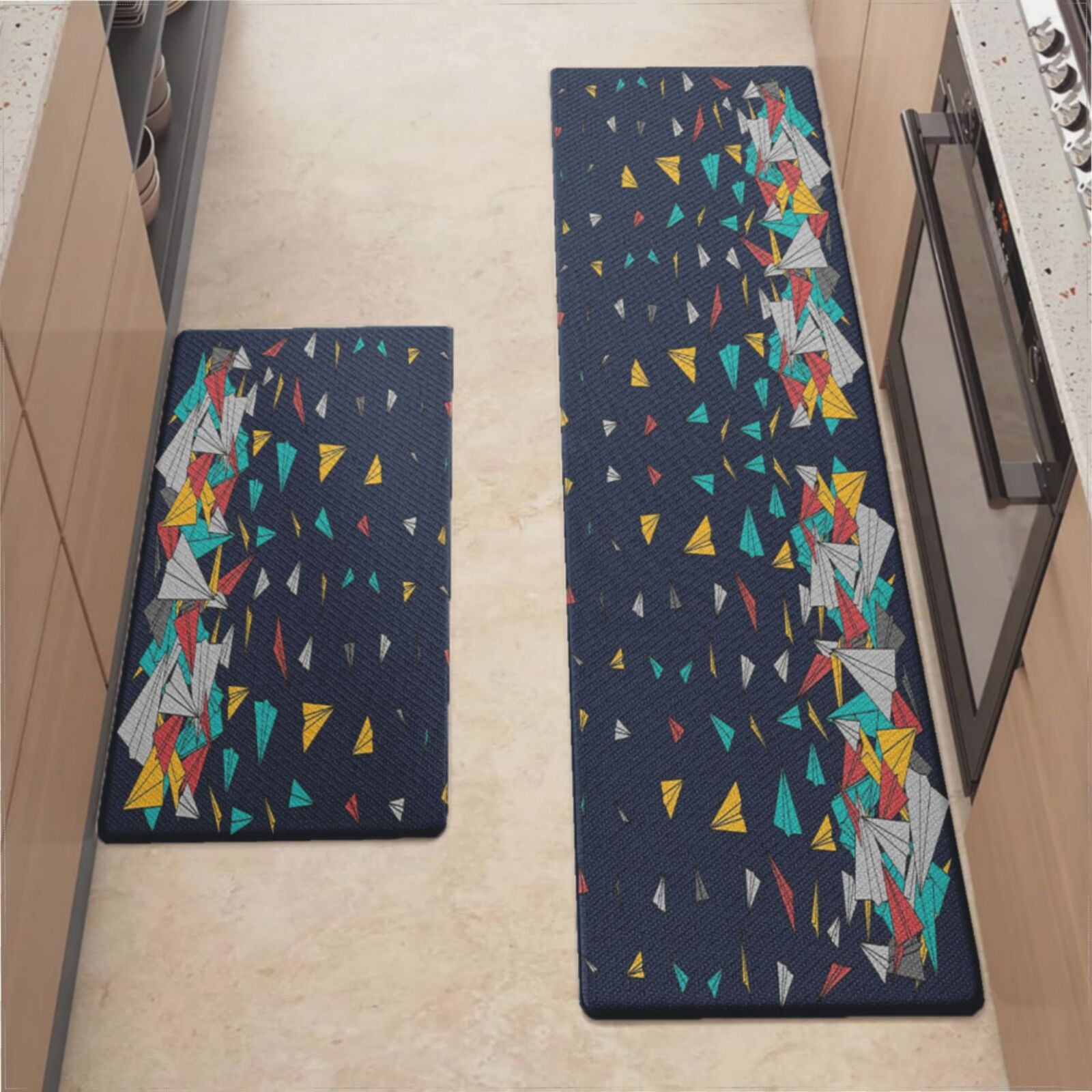 Anti Fatigue Cushioned Kitchen Mats For Floor, Waterproof Non Slip ...