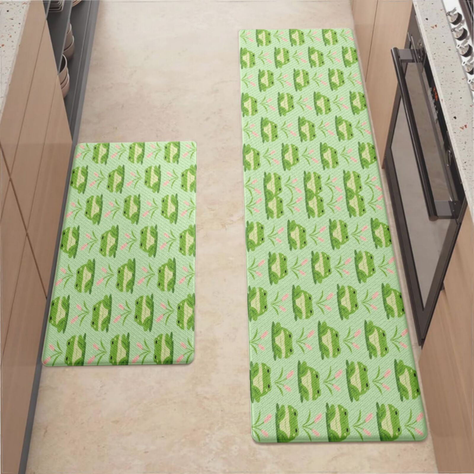 Anti Fatigue Cushioned Kitchen Mats For Floor, Waterproof Non Slip ...