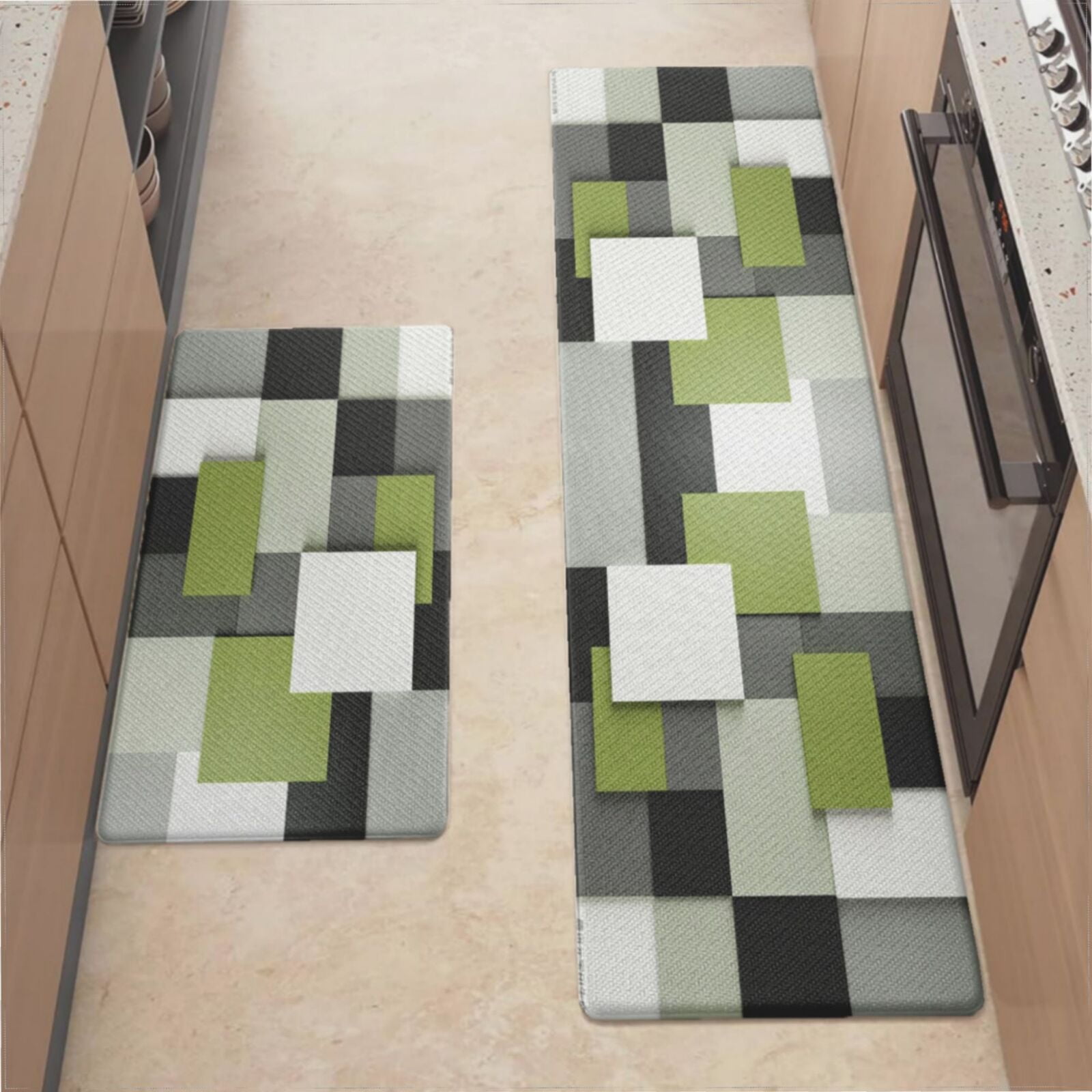 Anti Fatigue Cushioned Kitchen Mats For Floor, Waterproof Non Slip ...