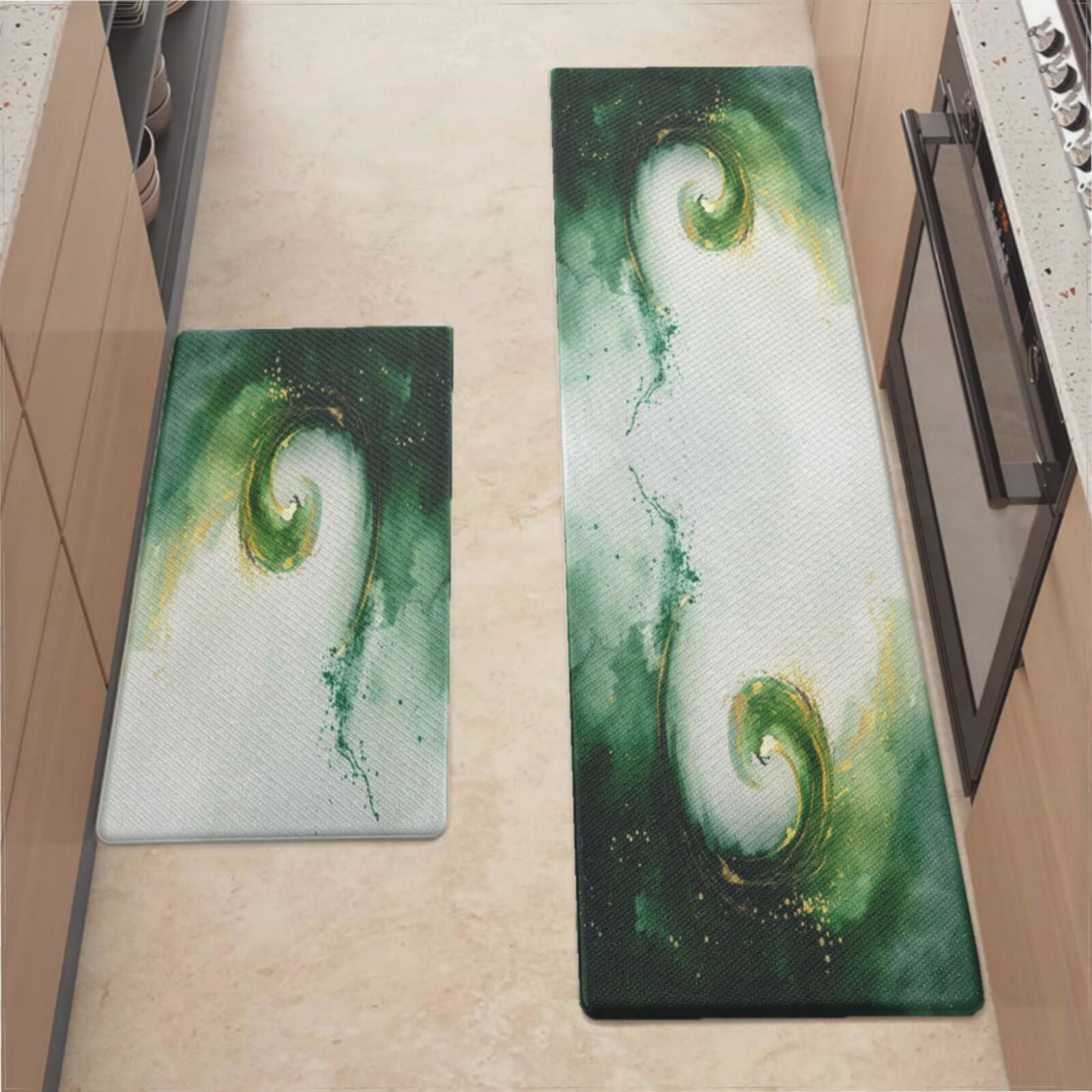 Anti Fatigue Cushioned Kitchen Mats For Floor, Waterproof Non Slip ...