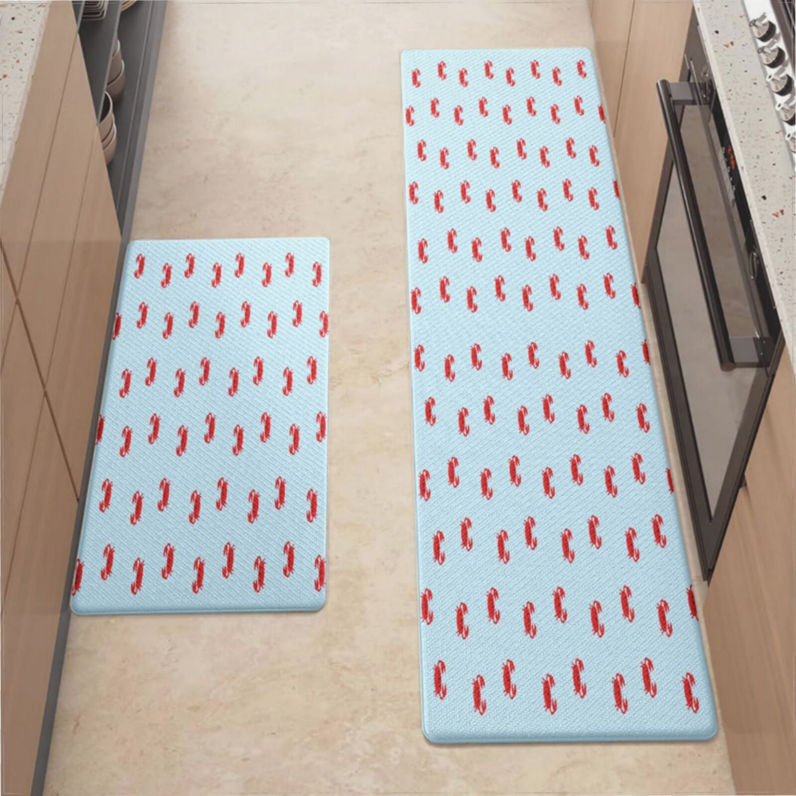 Anti Fatigue Cushioned Kitchen Mats For Floor, Waterproof Non Slip ...