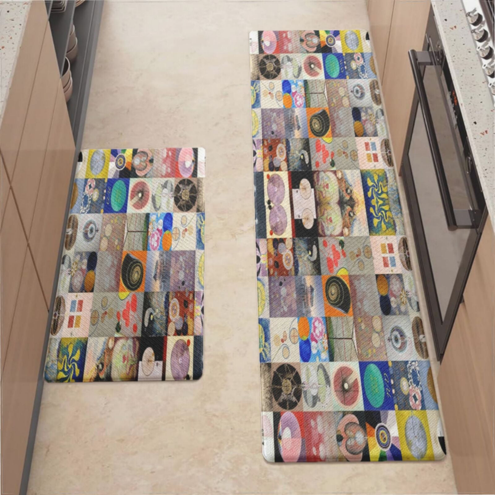 Anti Fatigue Cushioned Kitchen Mats For Floor, Waterproof Non Slip ...
