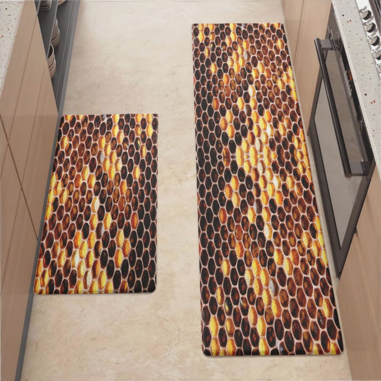 Anti Fatigue Cushioned Kitchen Mats For Floor, Waterproof Non Slip ...