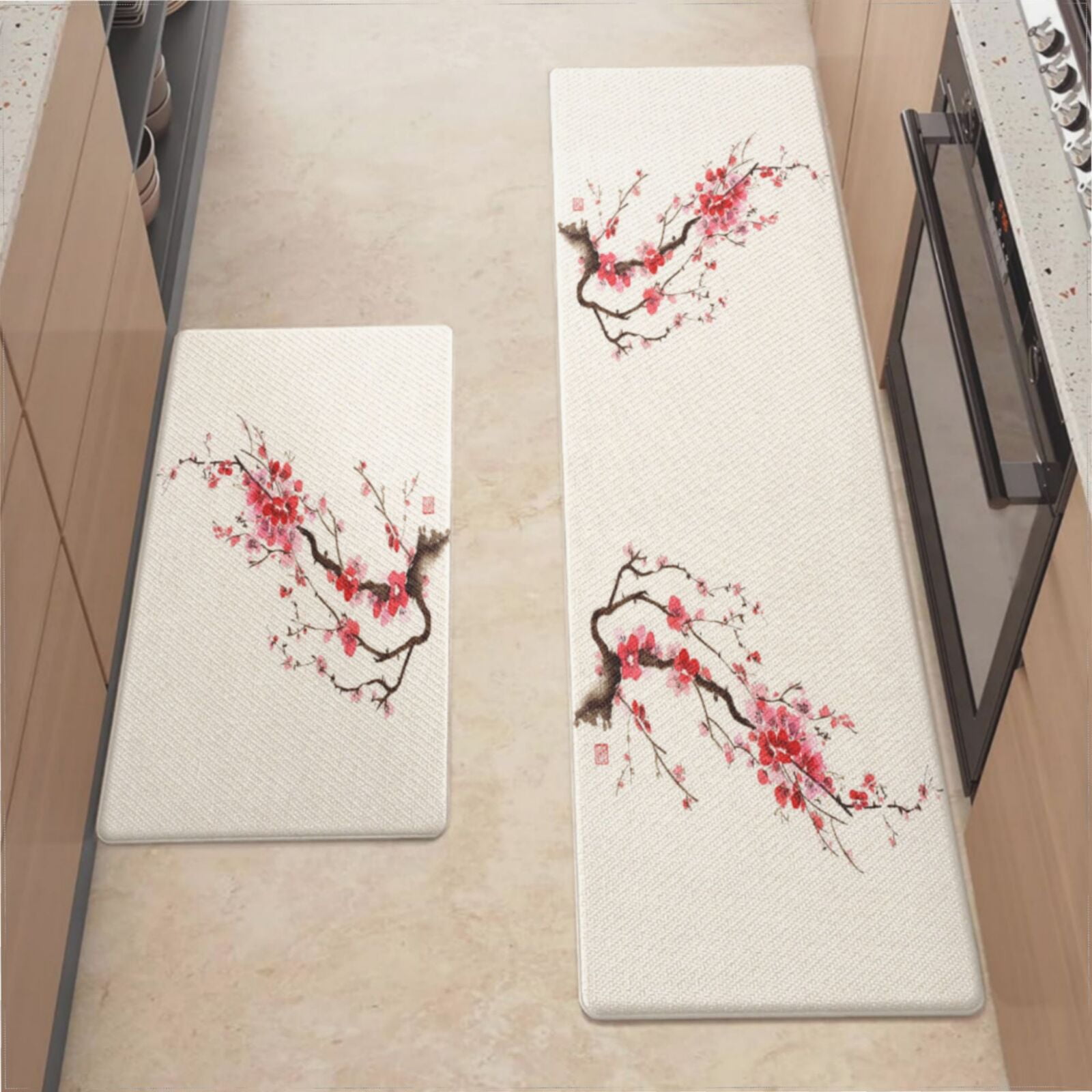 Anti Fatigue Cushioned Kitchen Mats For Floor, Waterproof Non Slip ...