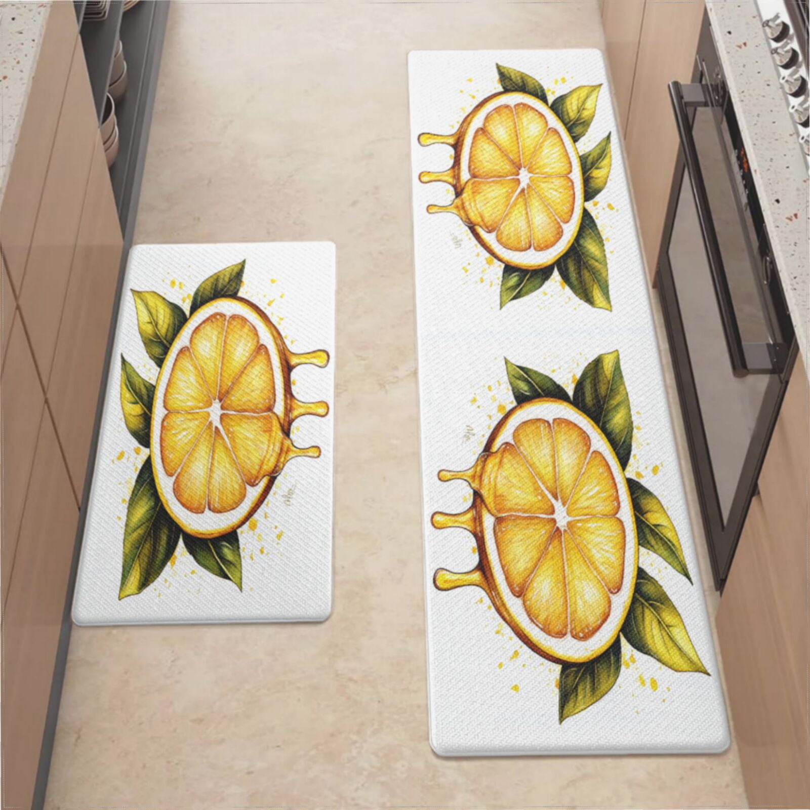 Anti Fatigue Cushioned Kitchen Mats For Floor, Waterproof Non Slip ...