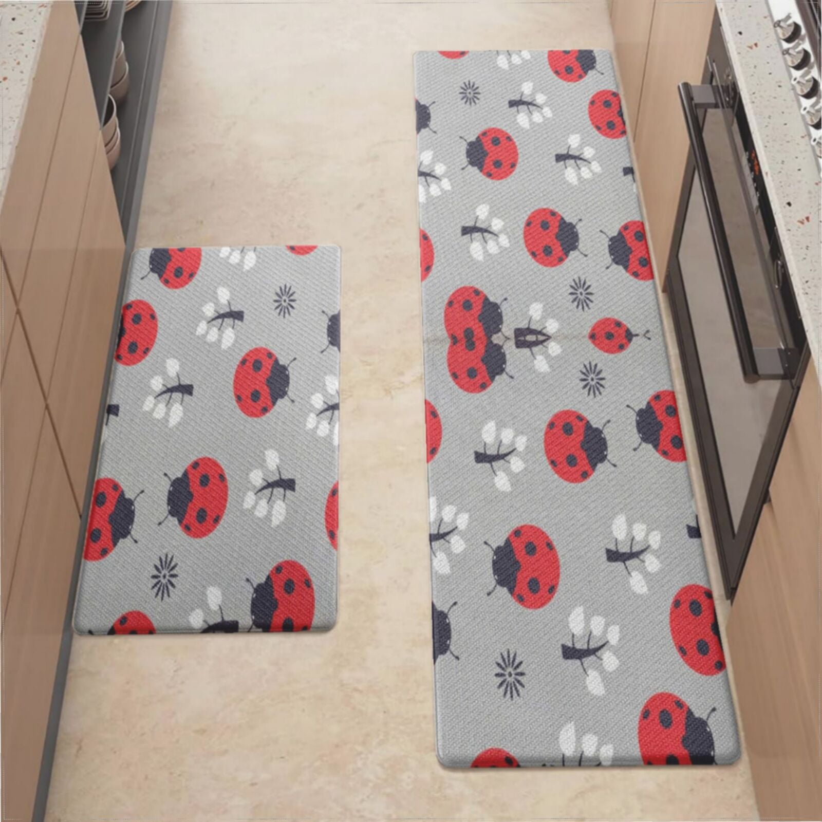 Anti Fatigue Cushioned Kitchen Mats For Floor, Waterproof Non Slip ...