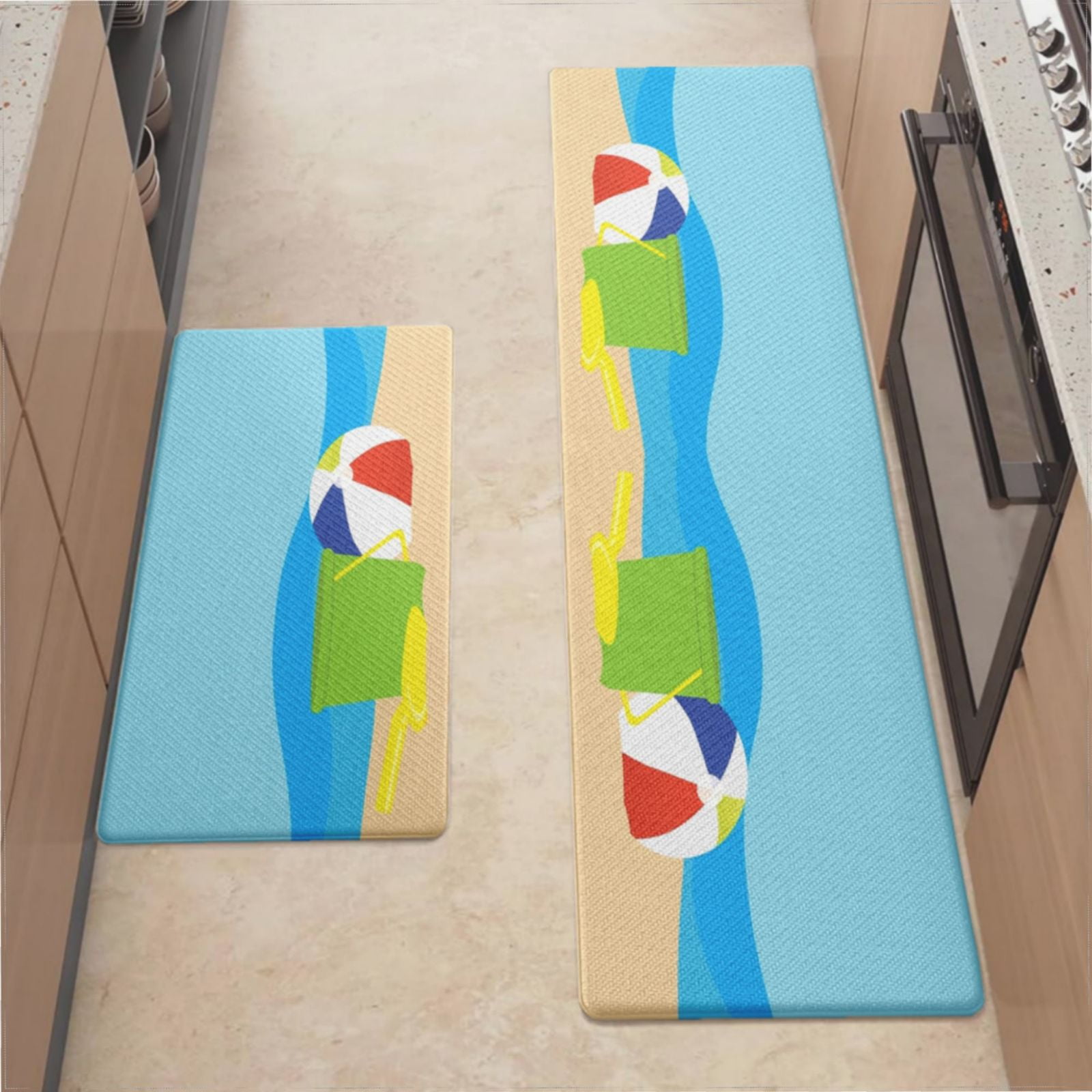Anti Fatigue Cushioned Kitchen Mats For Floor, Waterproof Non Slip ...