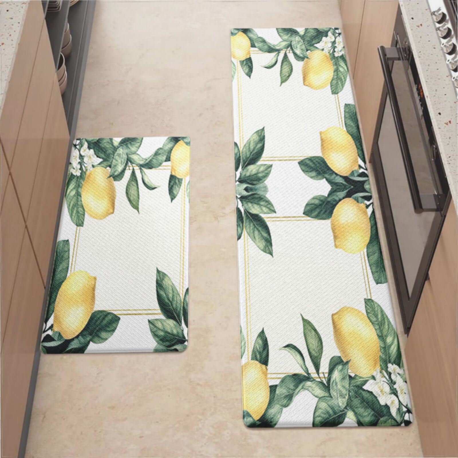 Anti Fatigue Cushioned Kitchen Mats For Floor, Waterproof Non Slip ...