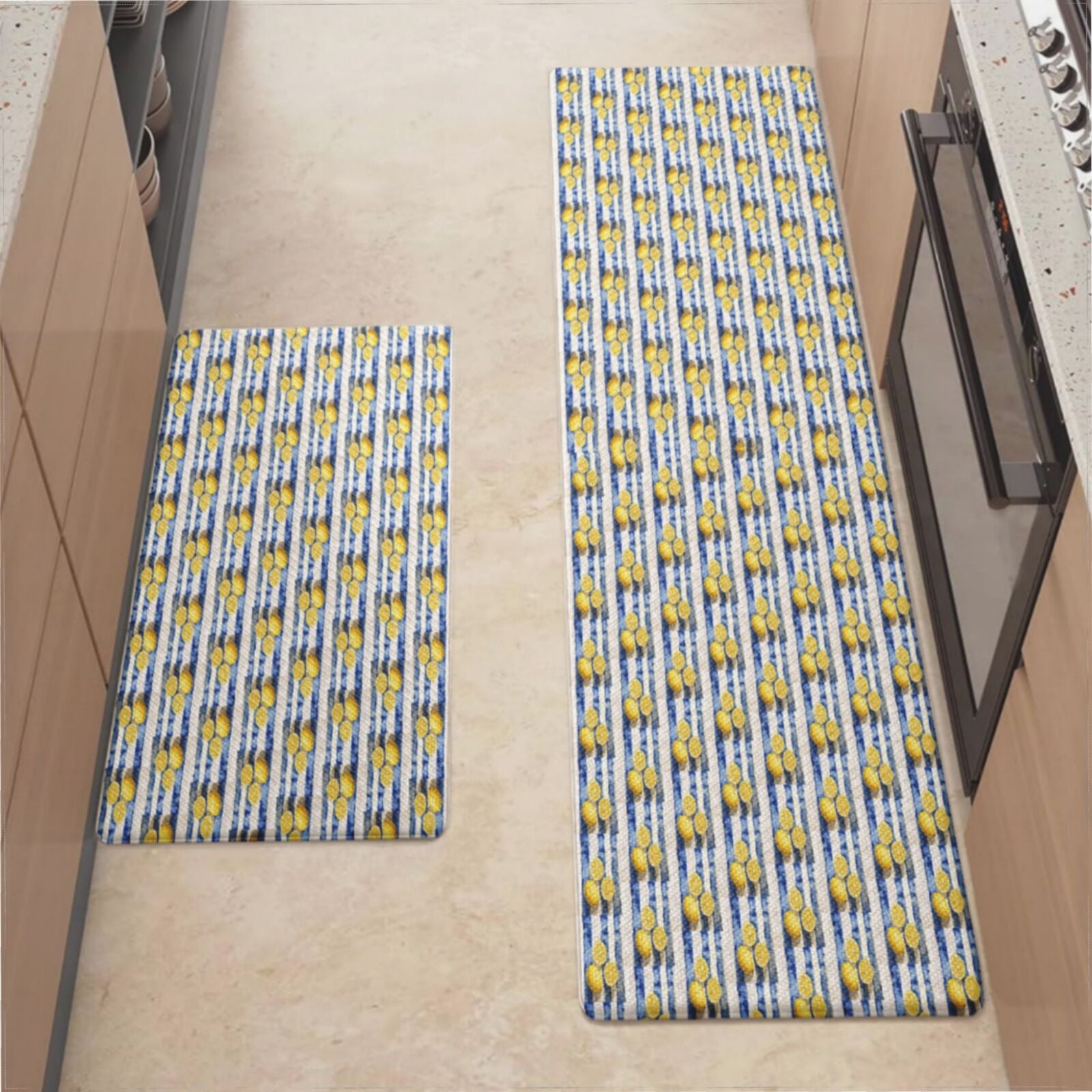Anti Fatigue Cushioned Kitchen Mats For Floor, Waterproof Non Slip ...