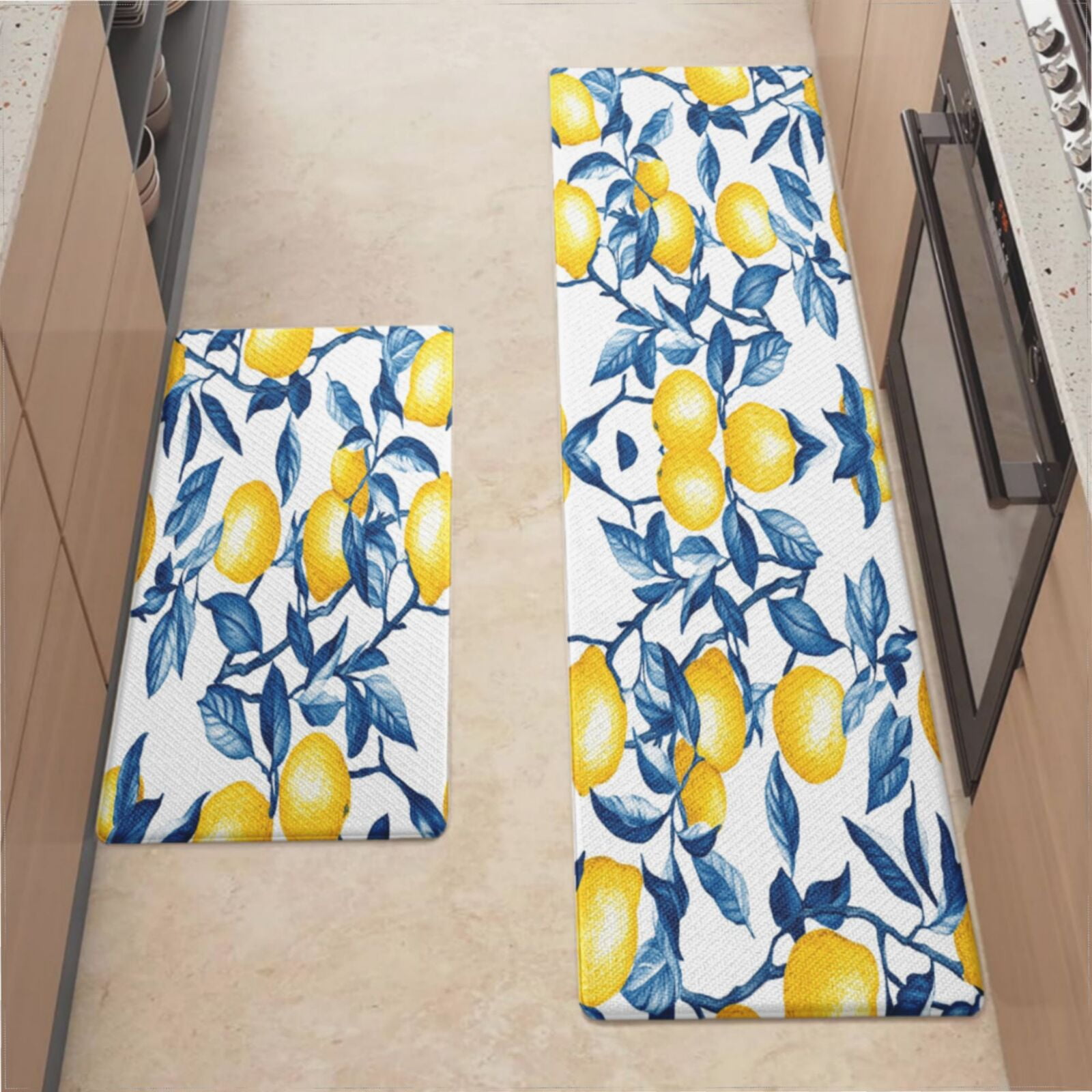 Anti Fatigue Cushioned Kitchen Mats For Floor, Waterproof Non Slip ...