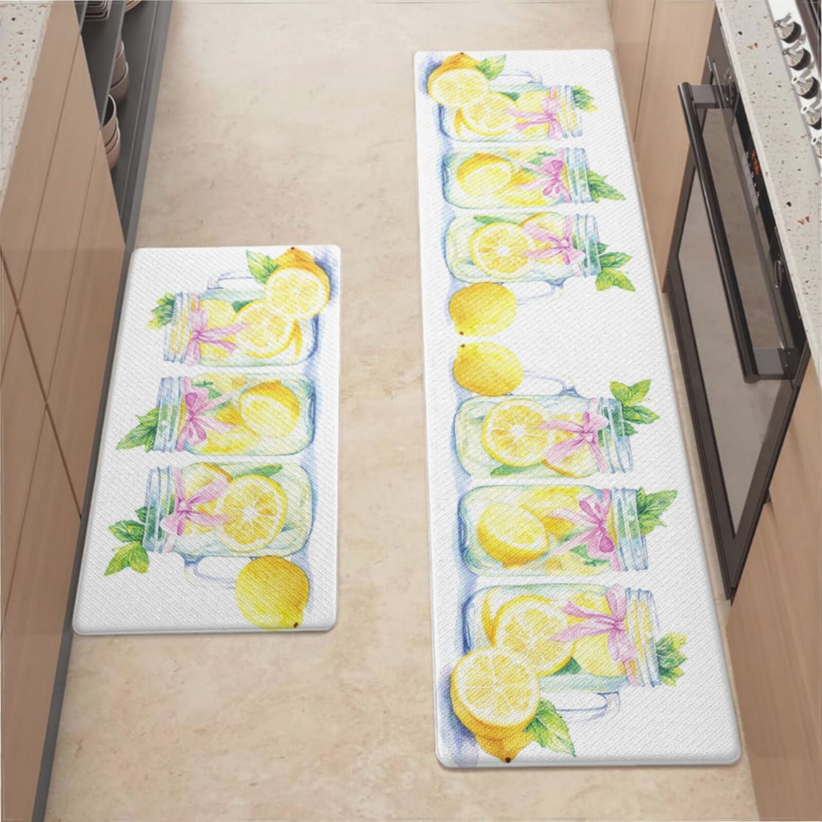 Anti Fatigue Cushioned Kitchen Mats For Floor, Waterproof Non Slip ...