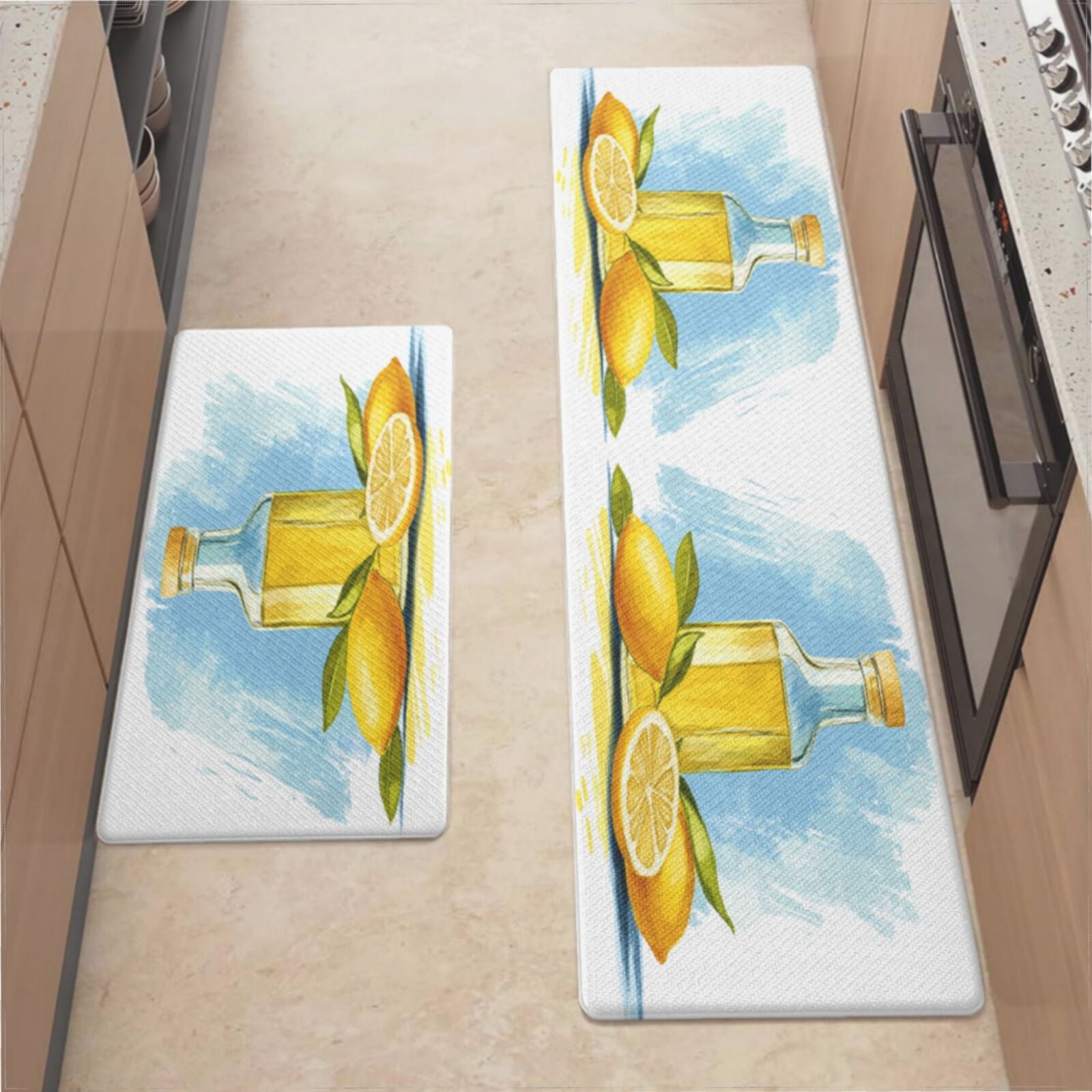 Anti Fatigue Cushioned Kitchen Mats For Floor, Waterproof Non Slip ...