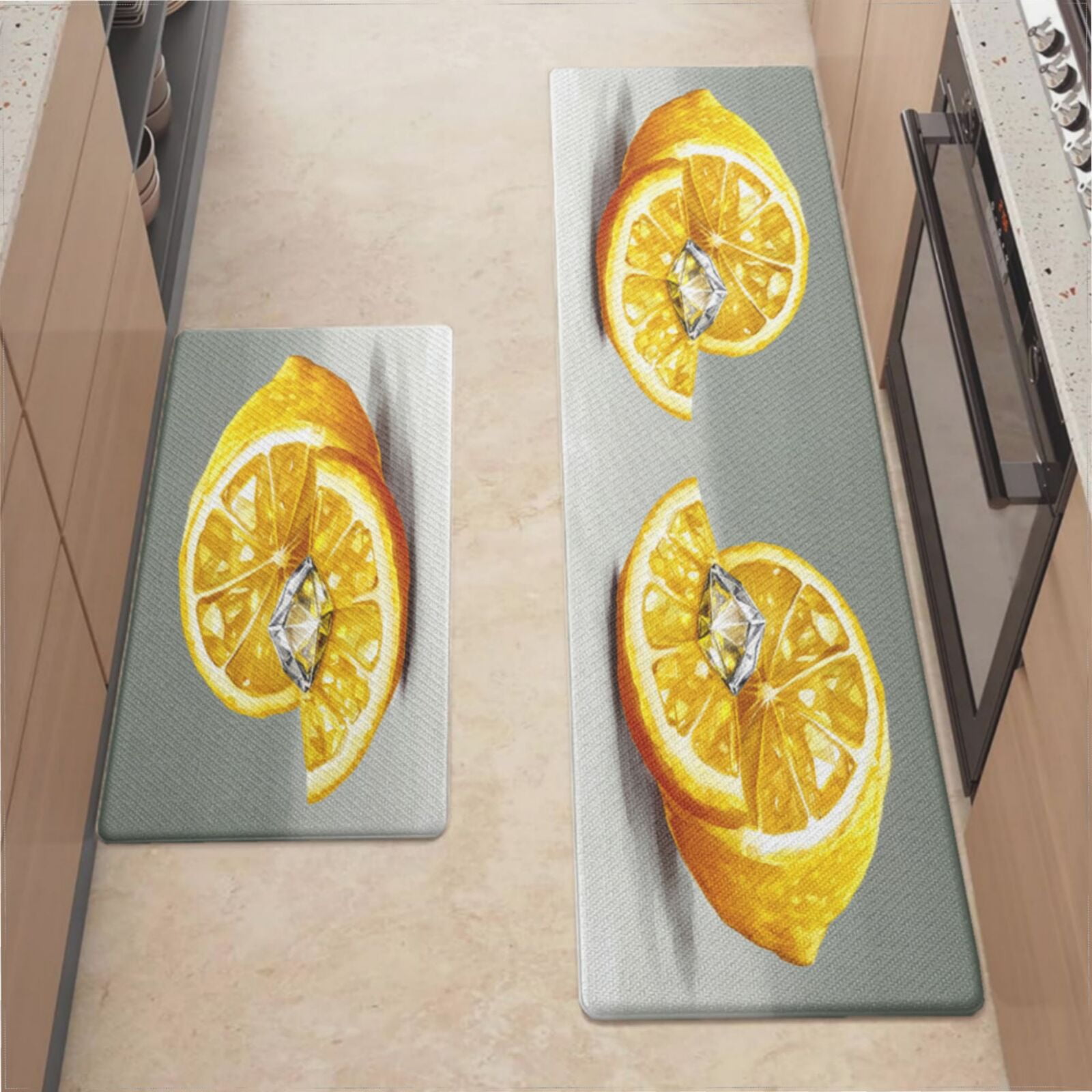 Anti Fatigue Cushioned Kitchen Mats For Floor, Waterproof Non Slip ...
