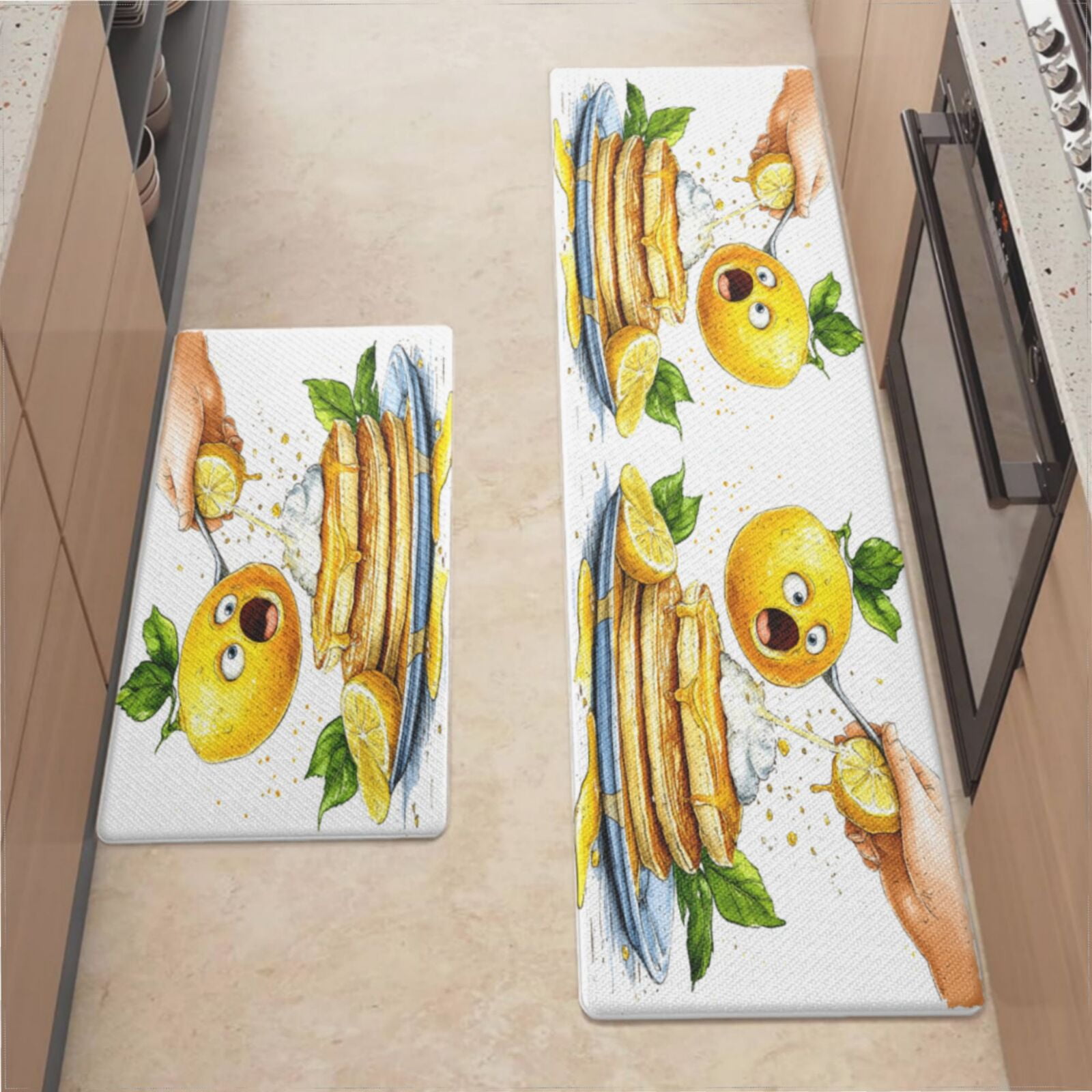 Anti Fatigue Cushioned Kitchen Mats For Floor, Waterproof Non Slip ...