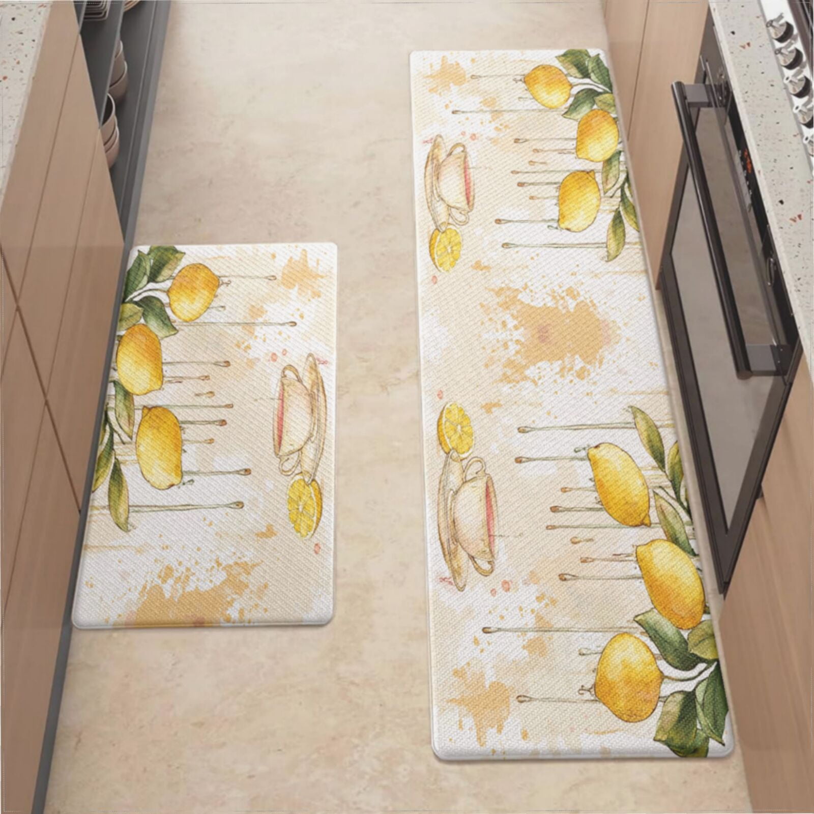Anti Fatigue Cushioned Kitchen Mats For Floor, Waterproof Non Slip ...