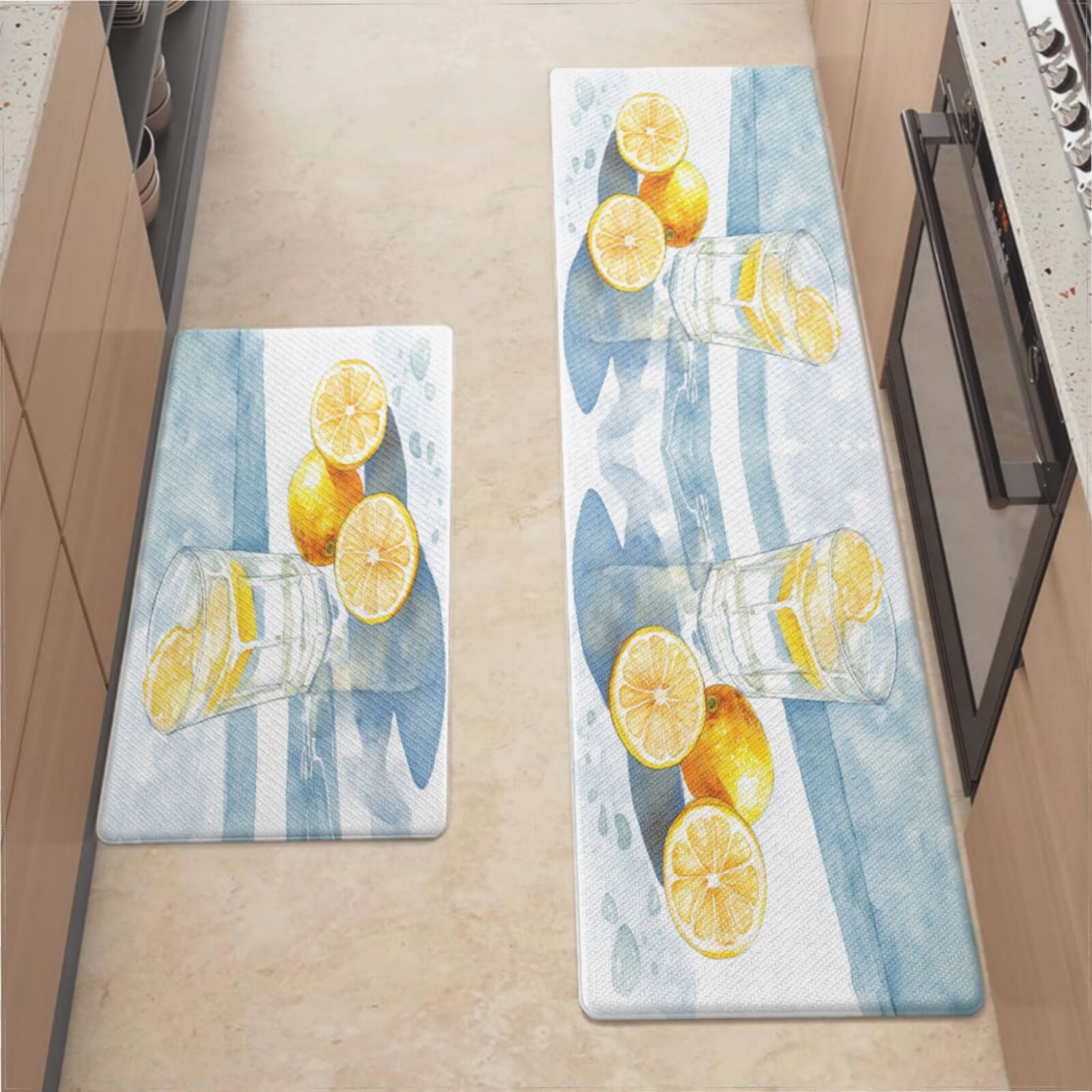 Anti Fatigue Cushioned Kitchen Mats For Floor, Waterproof Non Slip ...