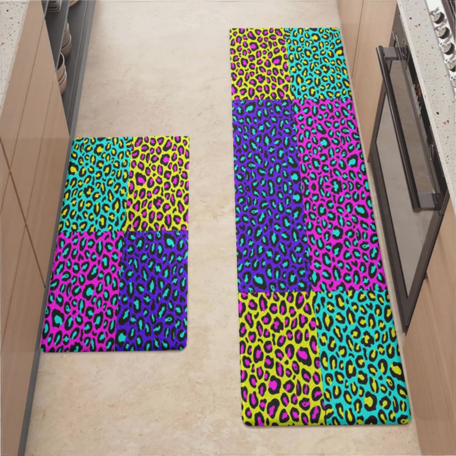 Anti Fatigue Cushioned Kitchen Mats For Floor, Waterproof Non Slip ...