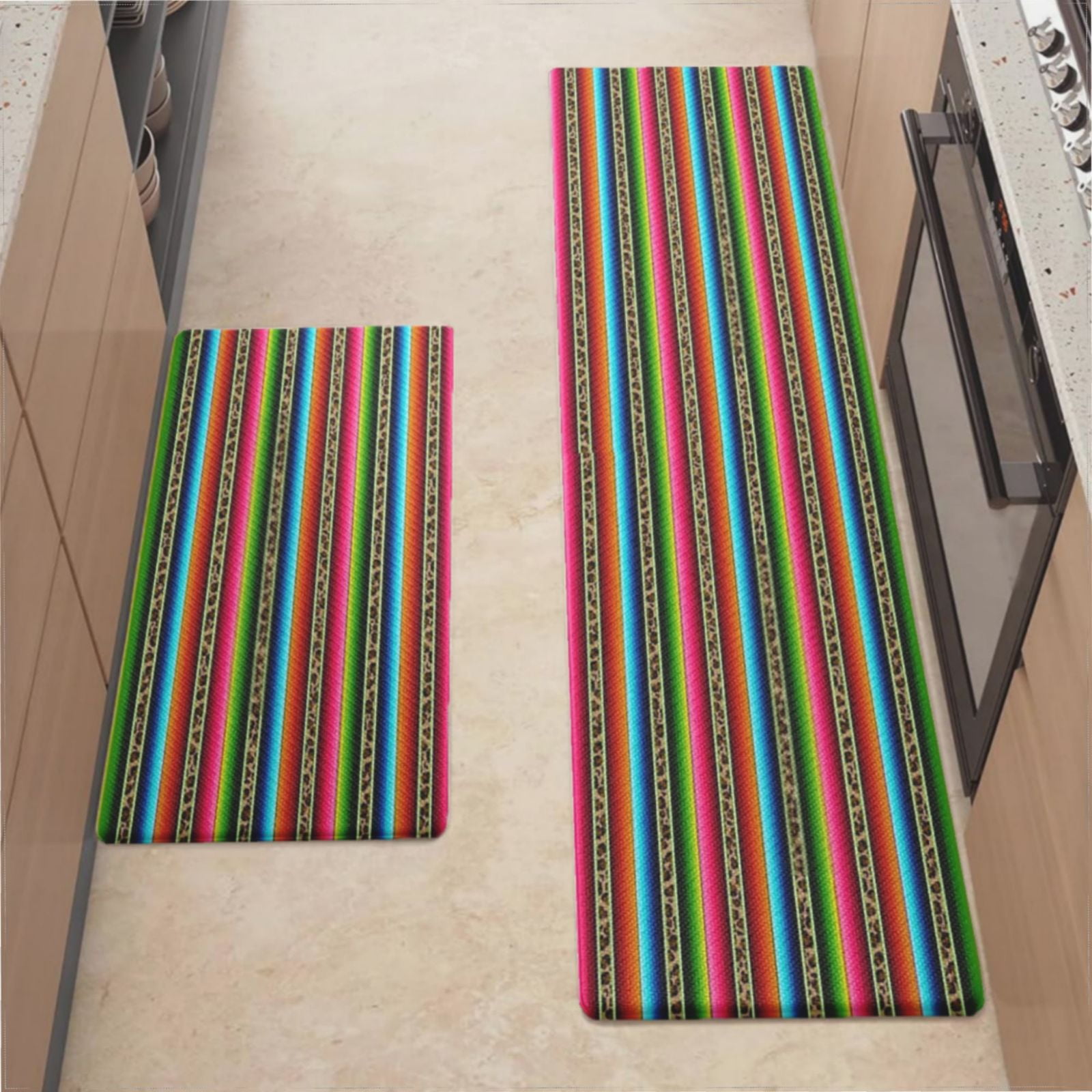 Anti Fatigue Cushioned Kitchen Mats For Floor, Waterproof Non Slip ...