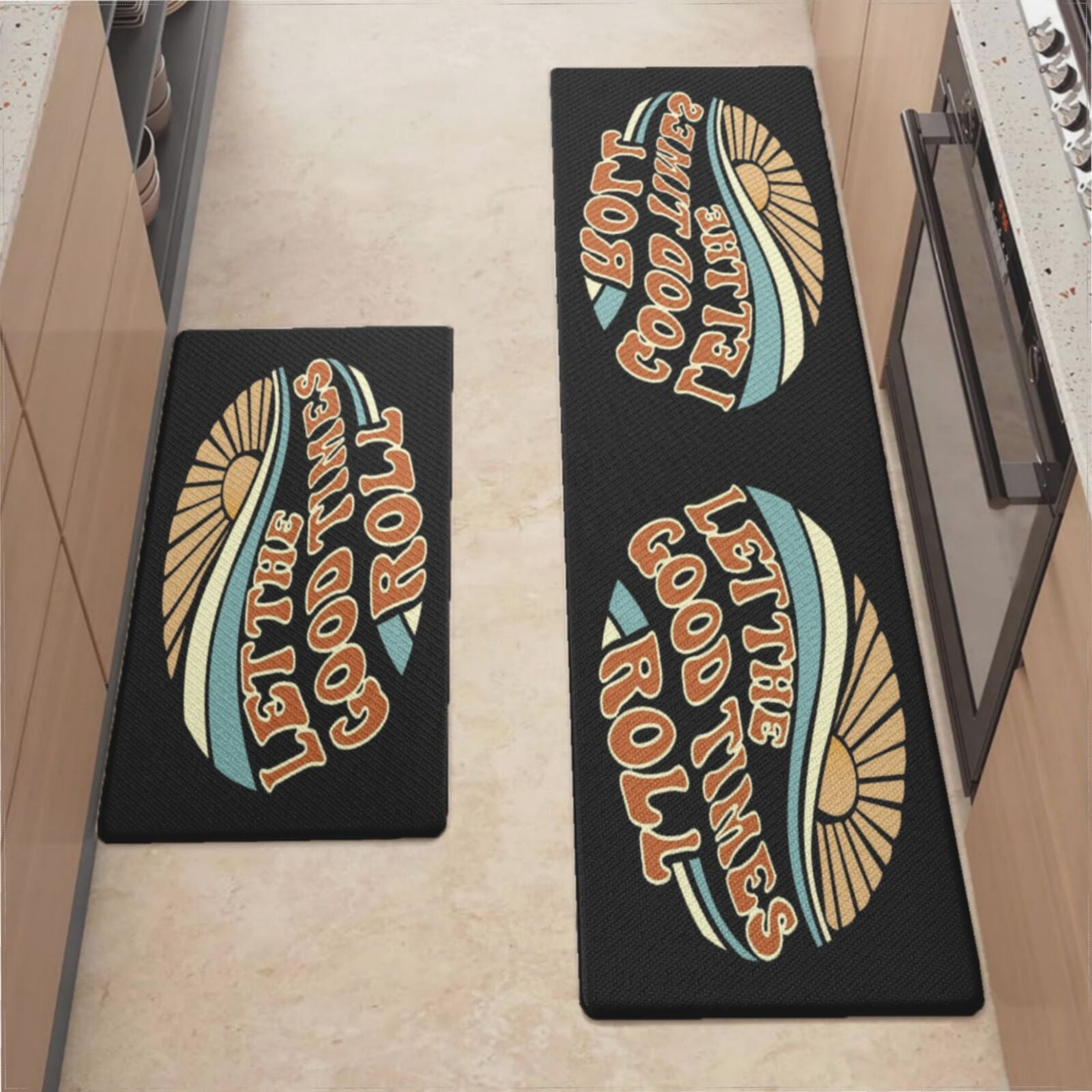 Anti Fatigue Cushioned Kitchen Mats For Floor, Waterproof Non Slip ...