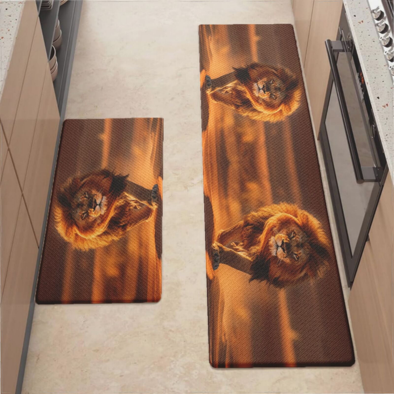 Anti Fatigue Cushioned Kitchen Mats For Floor, Waterproof Non Slip ...