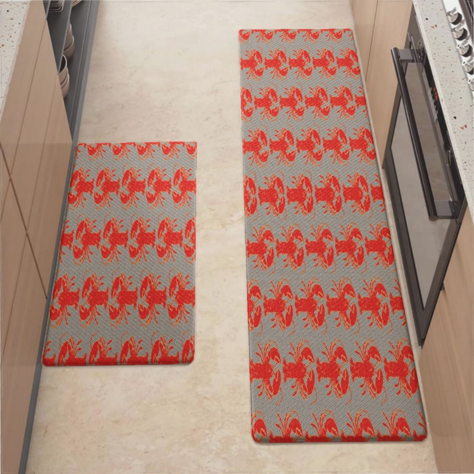 Anti Fatigue Cushioned Kitchen Mats For Floor, Waterproof Non Slip ...
