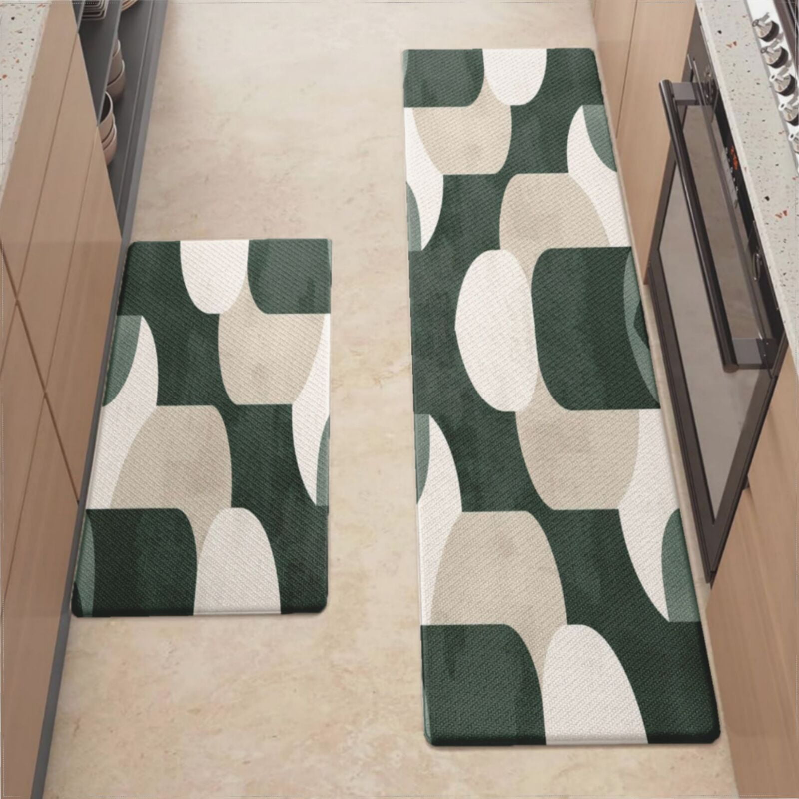 Anti Fatigue Cushioned Kitchen Mats For Floor, Waterproof Non Slip ...