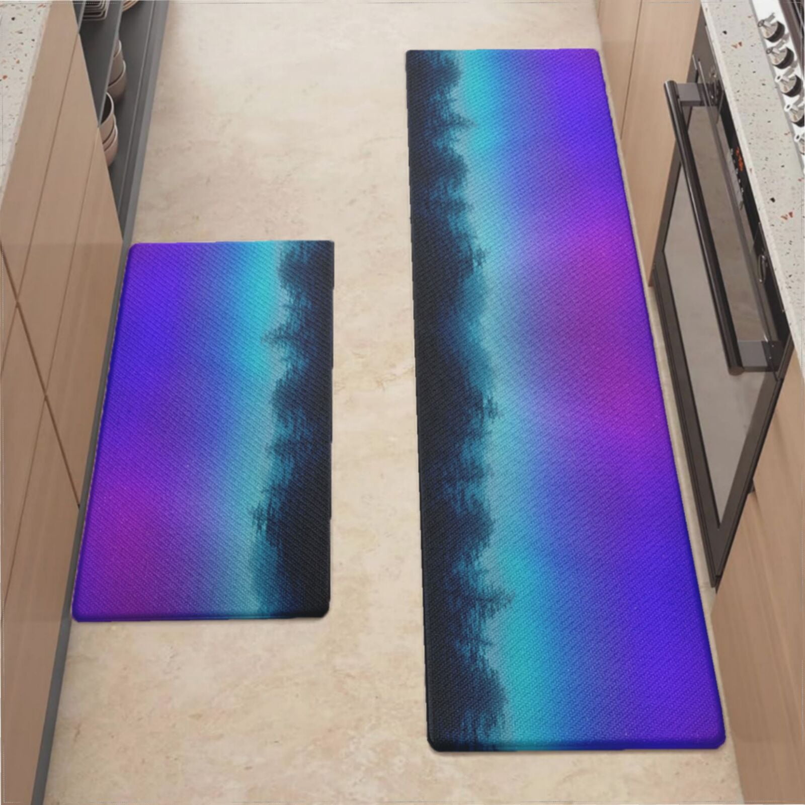 Anti Fatigue Cushioned Kitchen Mats For Floor, Waterproof Non Slip ...