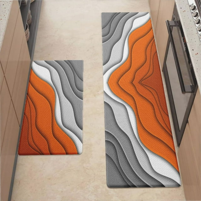 Anti Fatigue Cushioned Kitchen Mats For Floor, Waterproof Non Slip ...