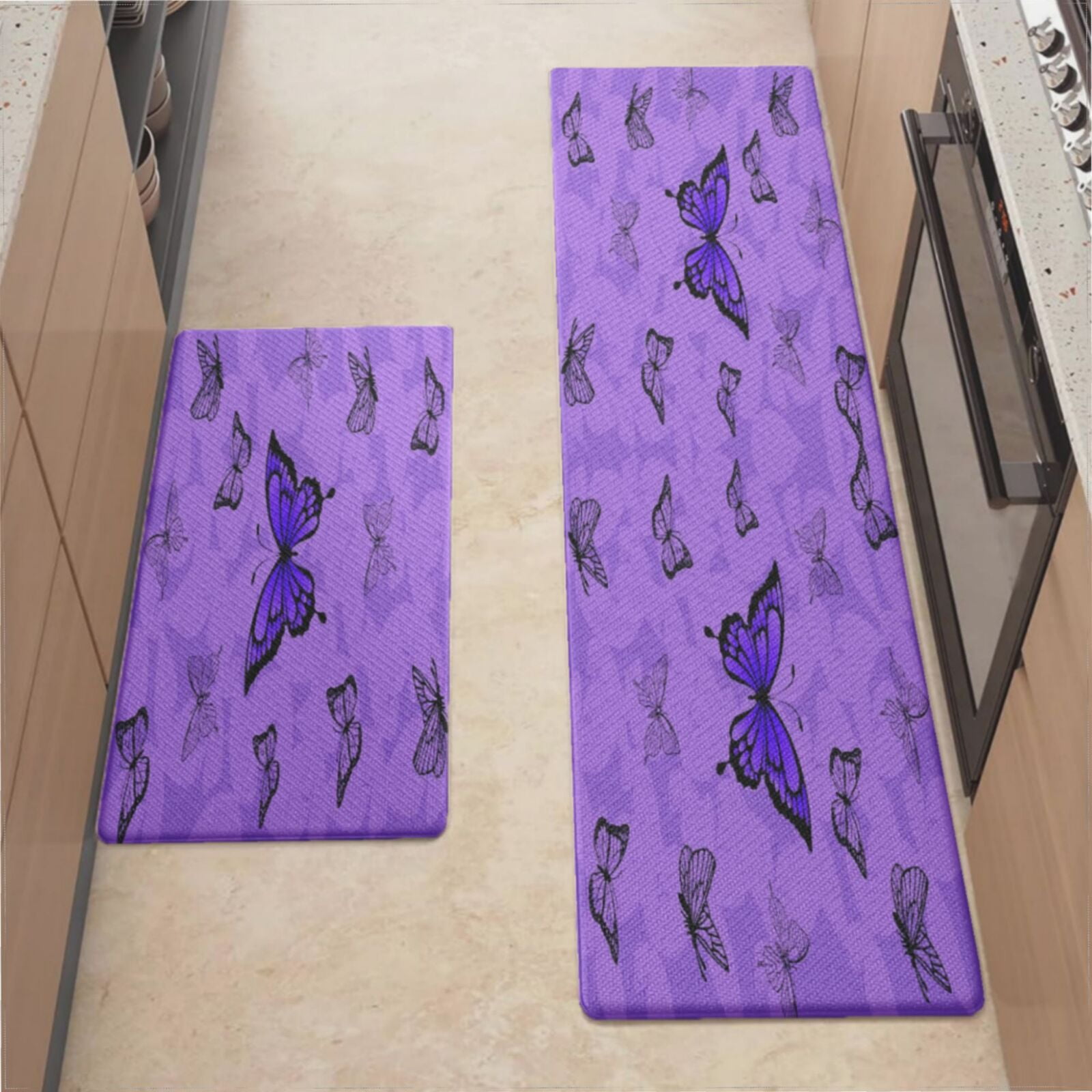Anti Fatigue Cushioned Kitchen Mats For Floor, Waterproof Non Slip ...
