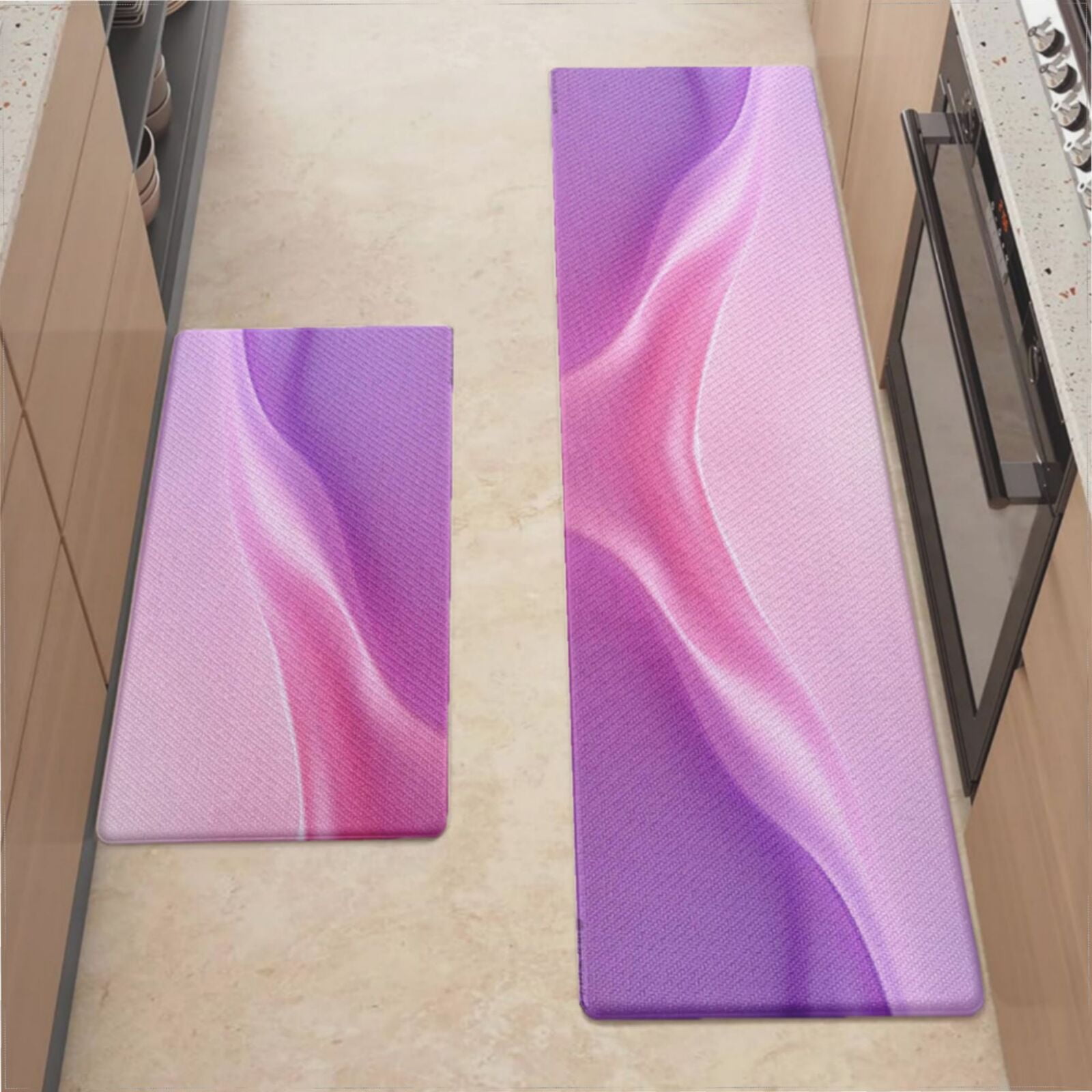 Anti Fatigue Cushioned Kitchen Mats For Floor, Waterproof Non Slip ...