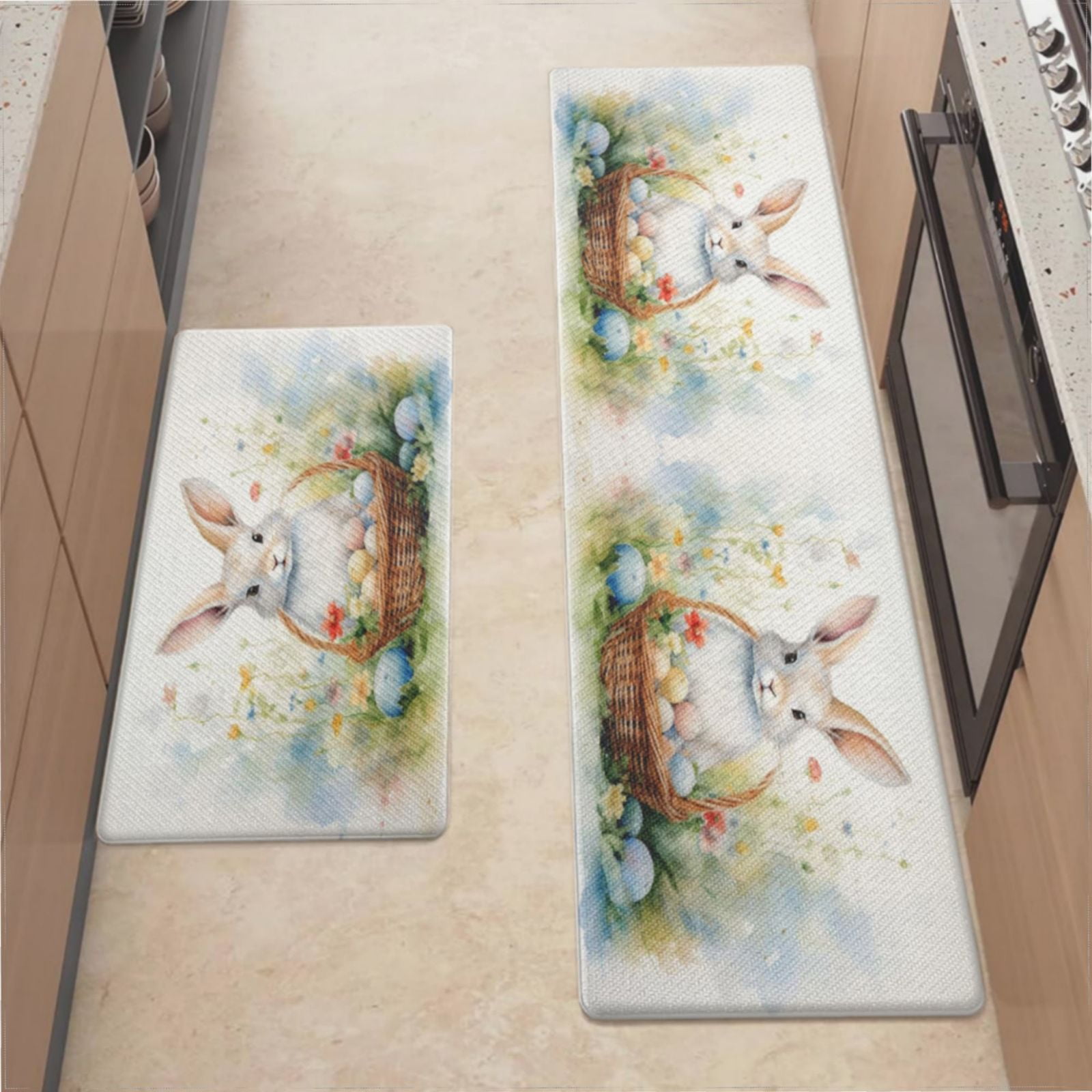 Anti Fatigue Cushioned Kitchen Mats For Floor, Waterproof Non Slip ...