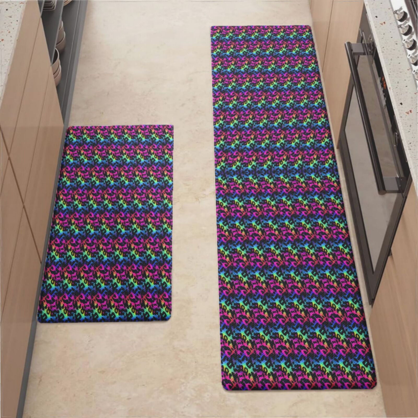 Anti Fatigue Cushioned Kitchen Mats For Floor, Waterproof Non Slip ...