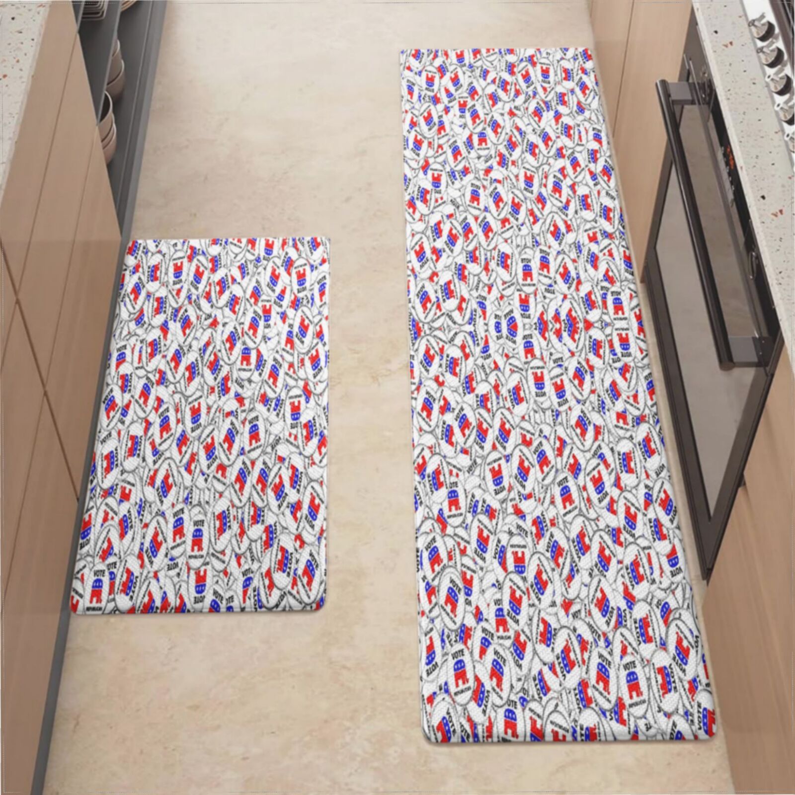Anti Fatigue Cushioned Kitchen Mats For Floor, Waterproof Non Slip ...