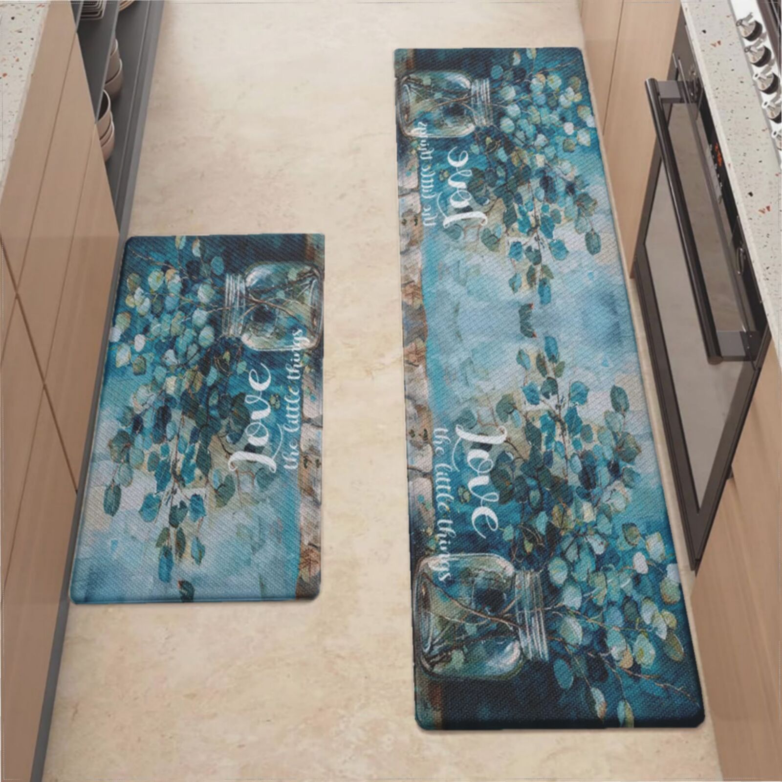 Anti Fatigue Cushioned Kitchen Mats For Floor, Waterproof Non Slip ...
