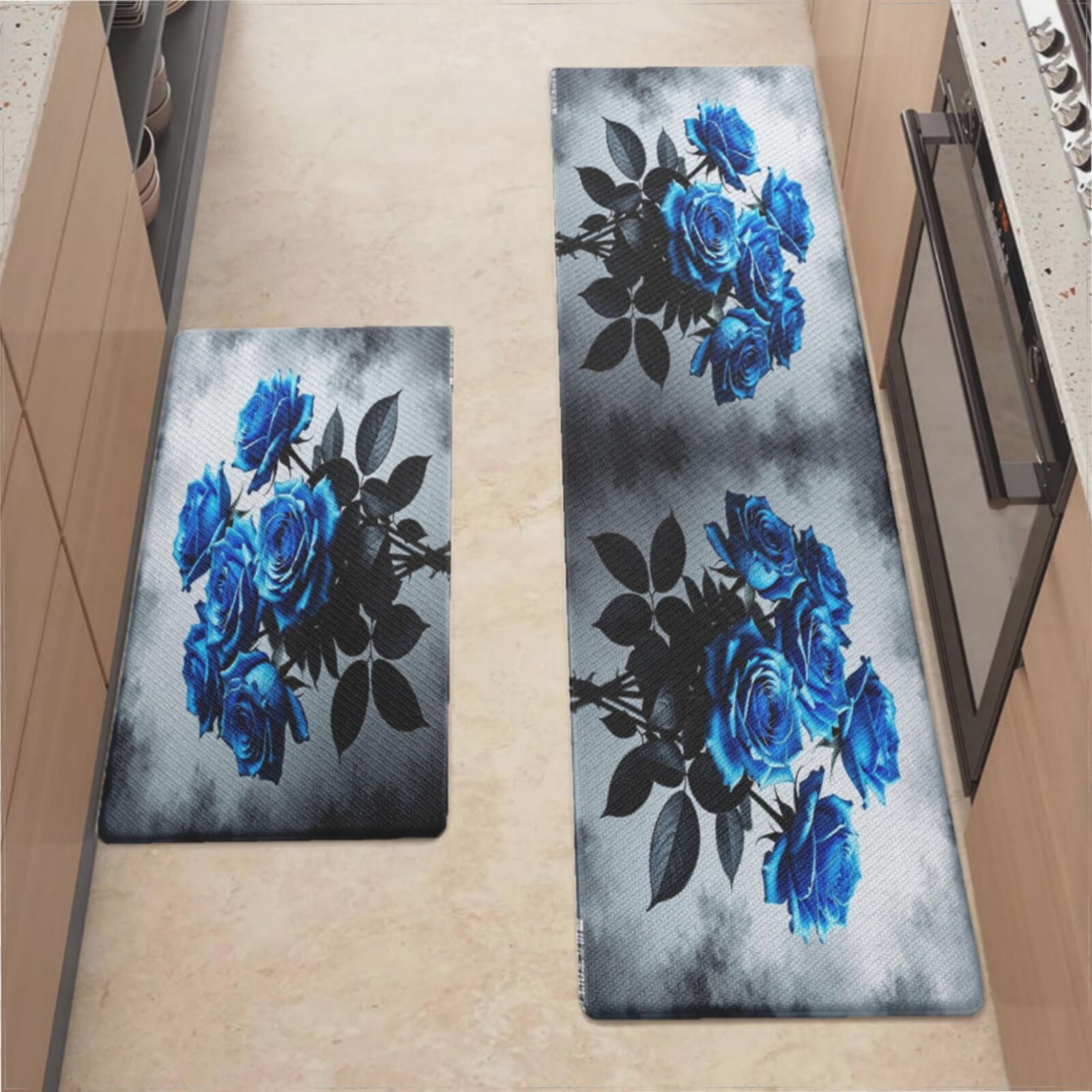 Anti Fatigue Cushioned Kitchen Mats For Floor, Waterproof Non Slip ...
