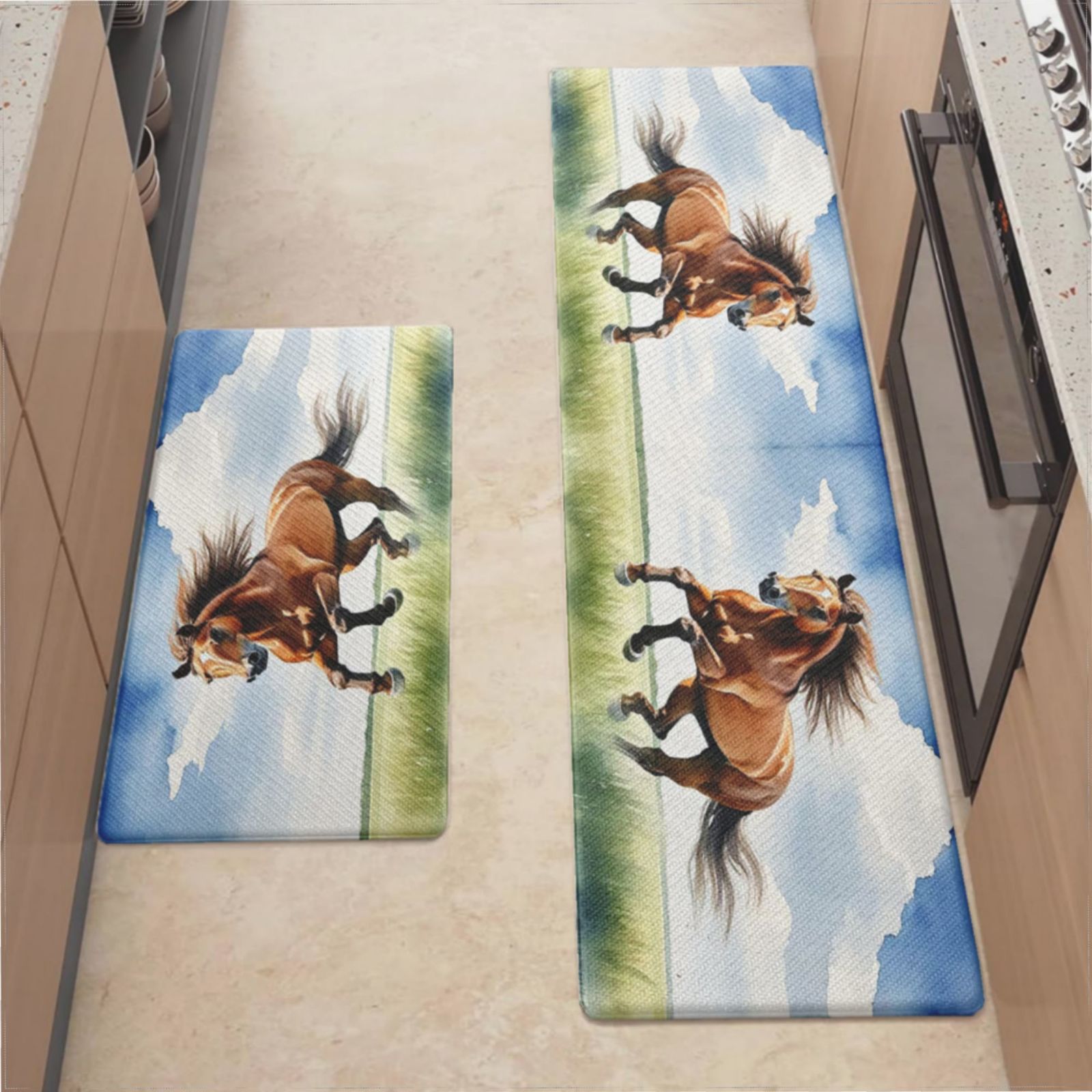 Anti Fatigue Cushioned Kitchen Mats For Floor, Waterproof Non Slip ...