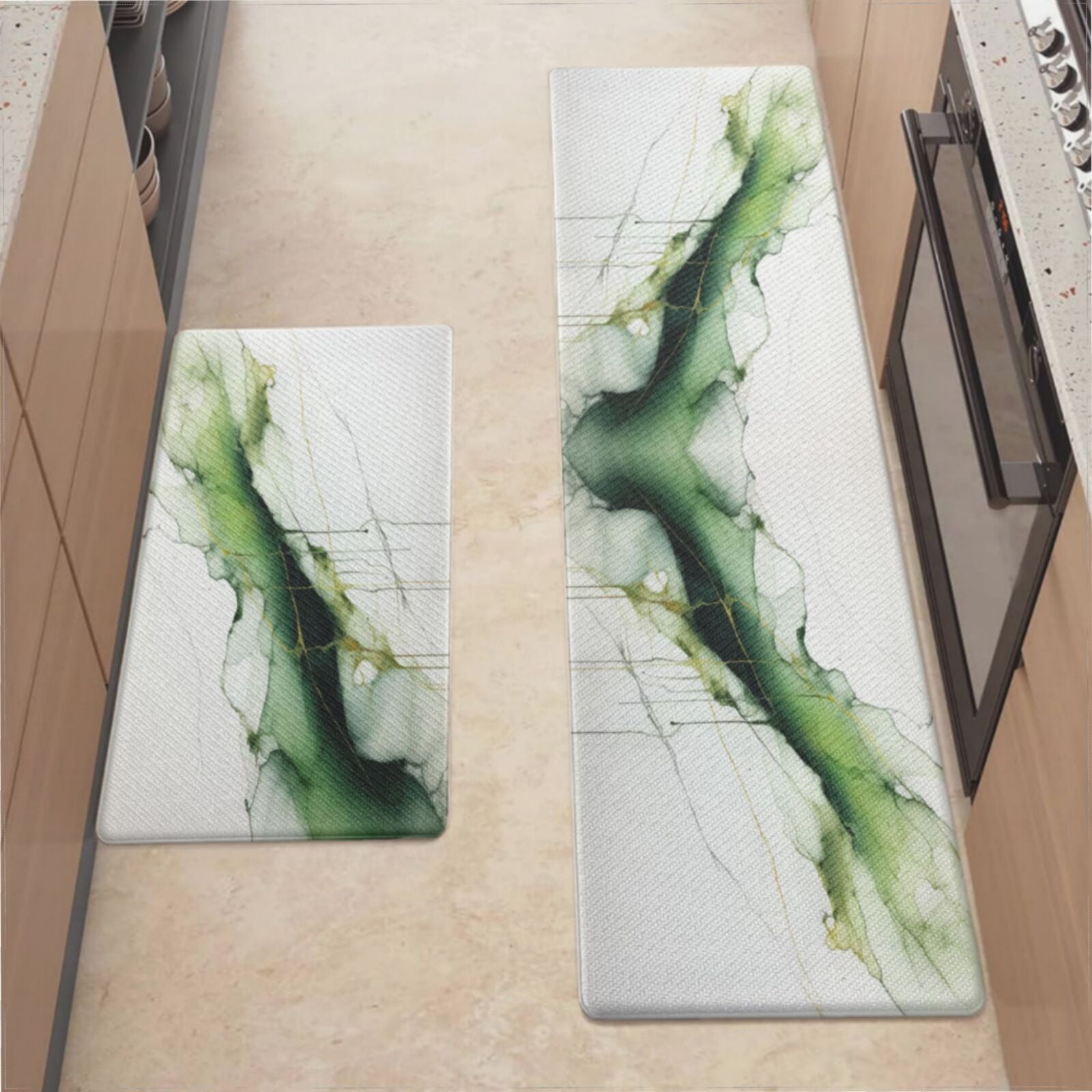 Anti Fatigue Cushioned Kitchen Mats For Floor, Waterproof Non Slip ...